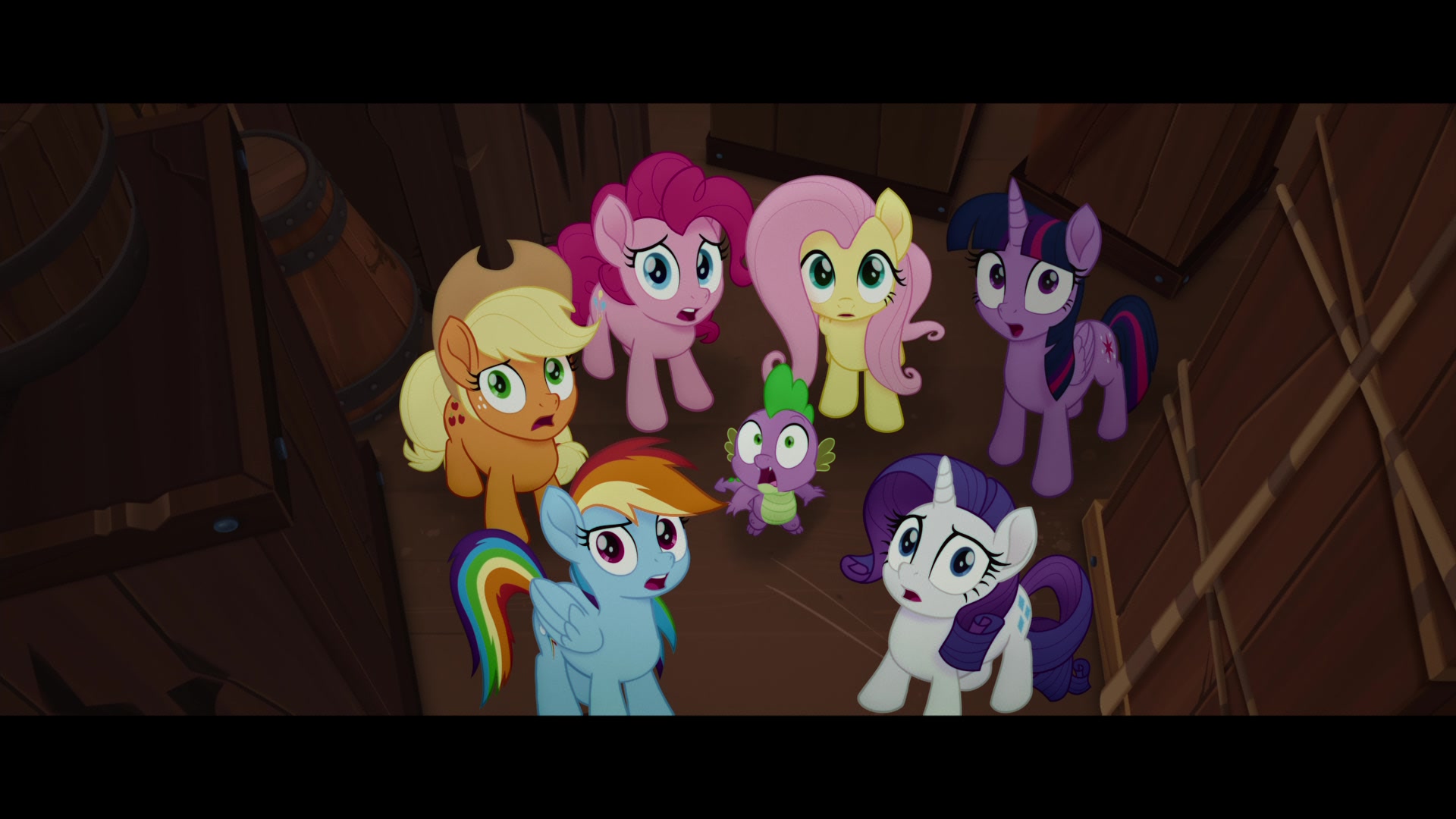 #1694983 - safe, screencap, applejack, fluttershy, pinkie pie, rainbow ...