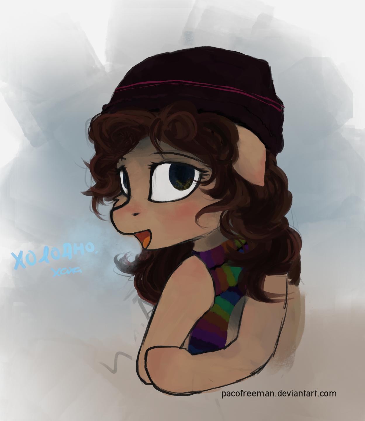 #1709187 - safe, artist:pacofreeman, oc, oc only, oc:mara, pony ...