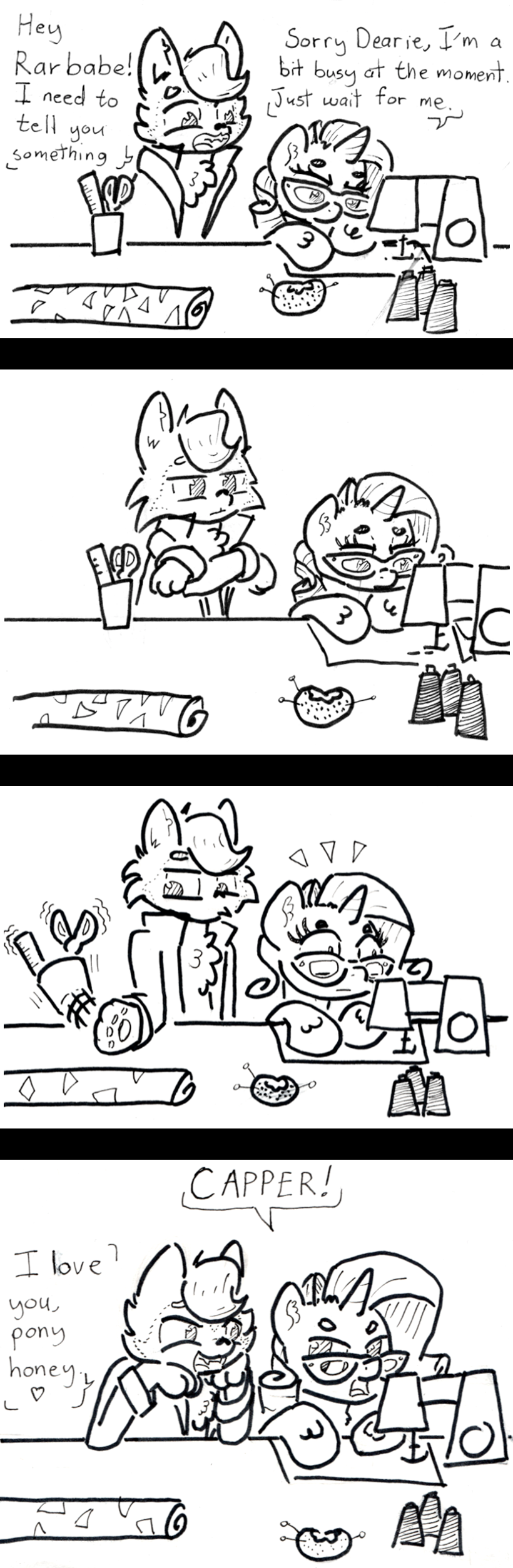 #1709239 - safe, artist:shoeunit, capper dapperpaws, rarity, abyssinian ...