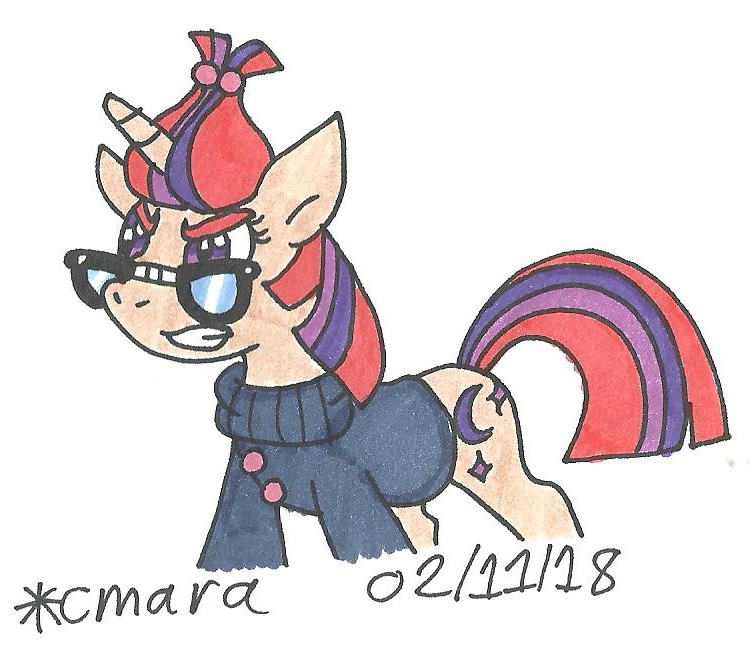 #1712207 - safe, artist:cmara, moondancer, pony, female, solo ...