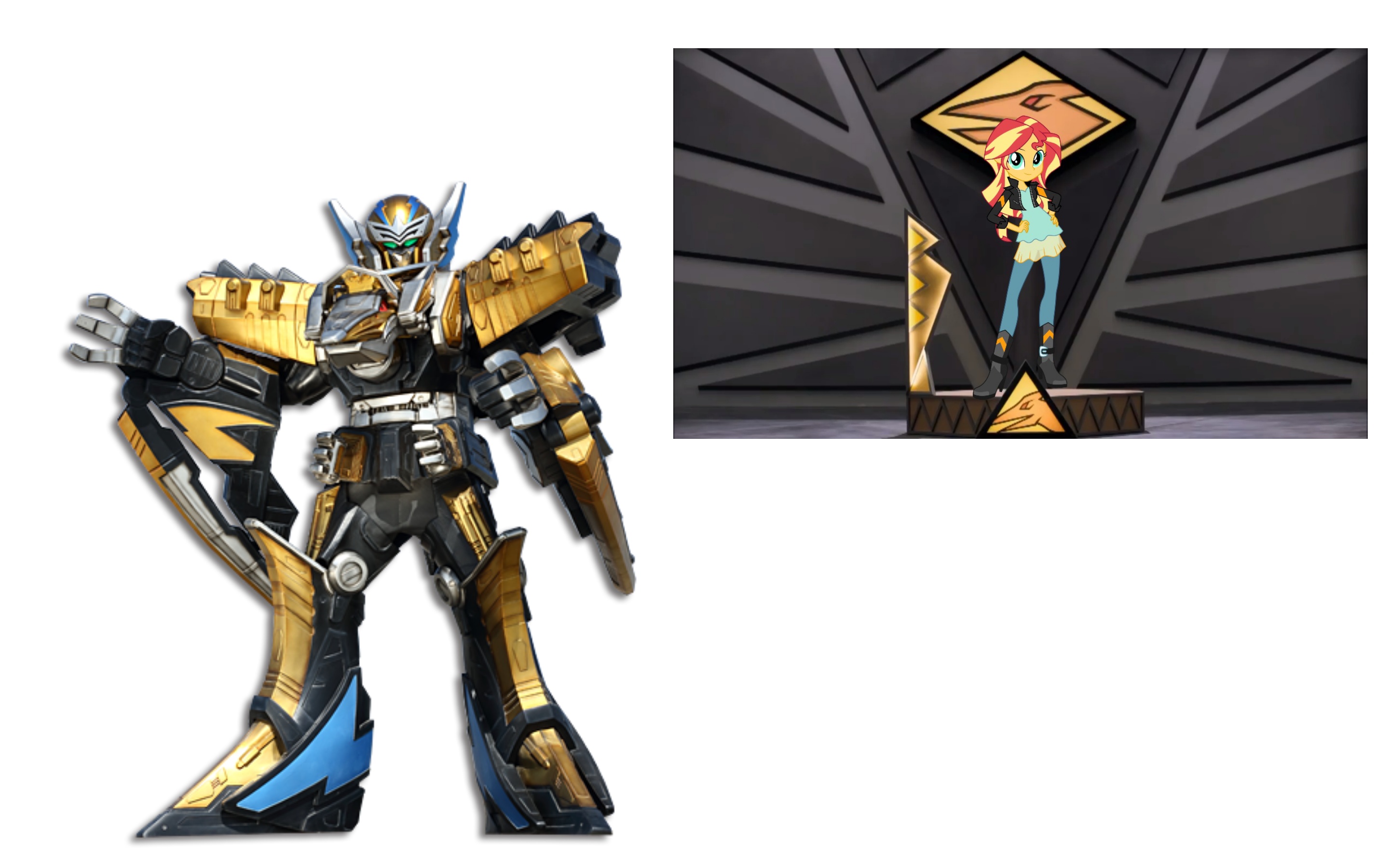 #1712686 - safe, sunset shimmer, equestria girls, g4, dino charge, gold ...