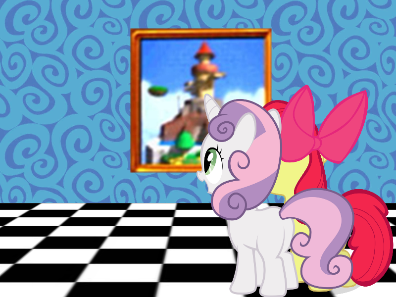 #1743382 - artist needed, safe, edit, apple bloom, sweetie belle, g4 ...