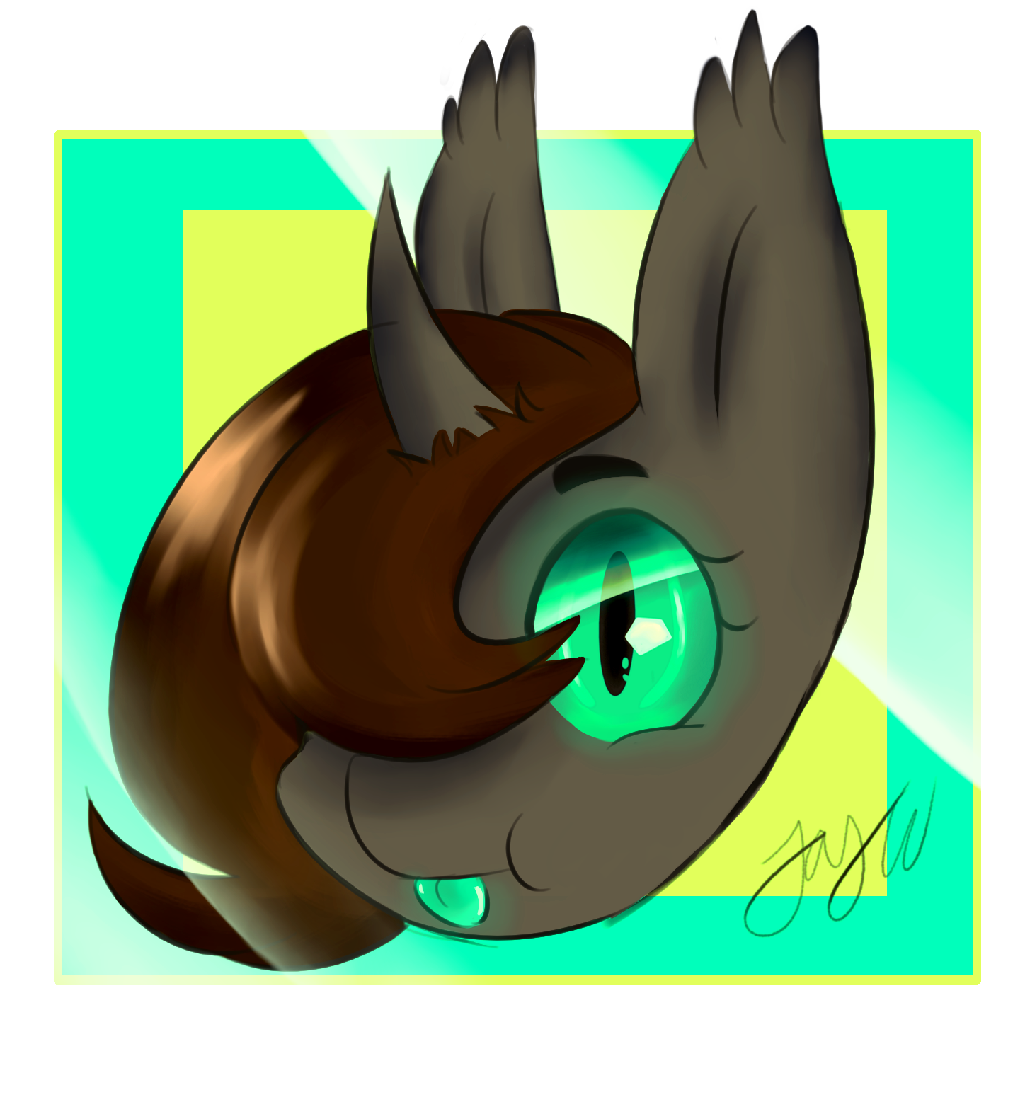 #1778397 - safe, artist:php70, oc, pony, bat changeling, derp - Derpibooru