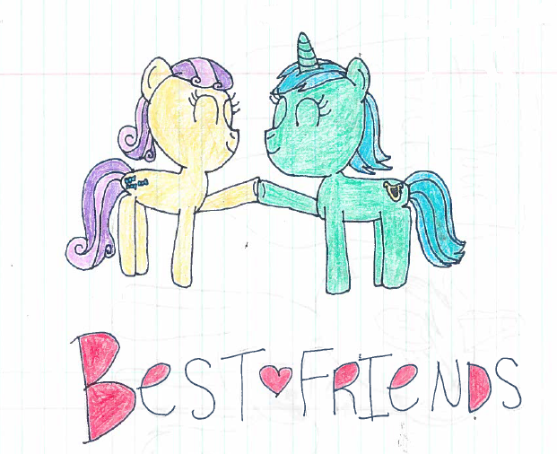 #1774240 - safe, artist:nightshadowmlp, bon bon, lyra heartstrings ...