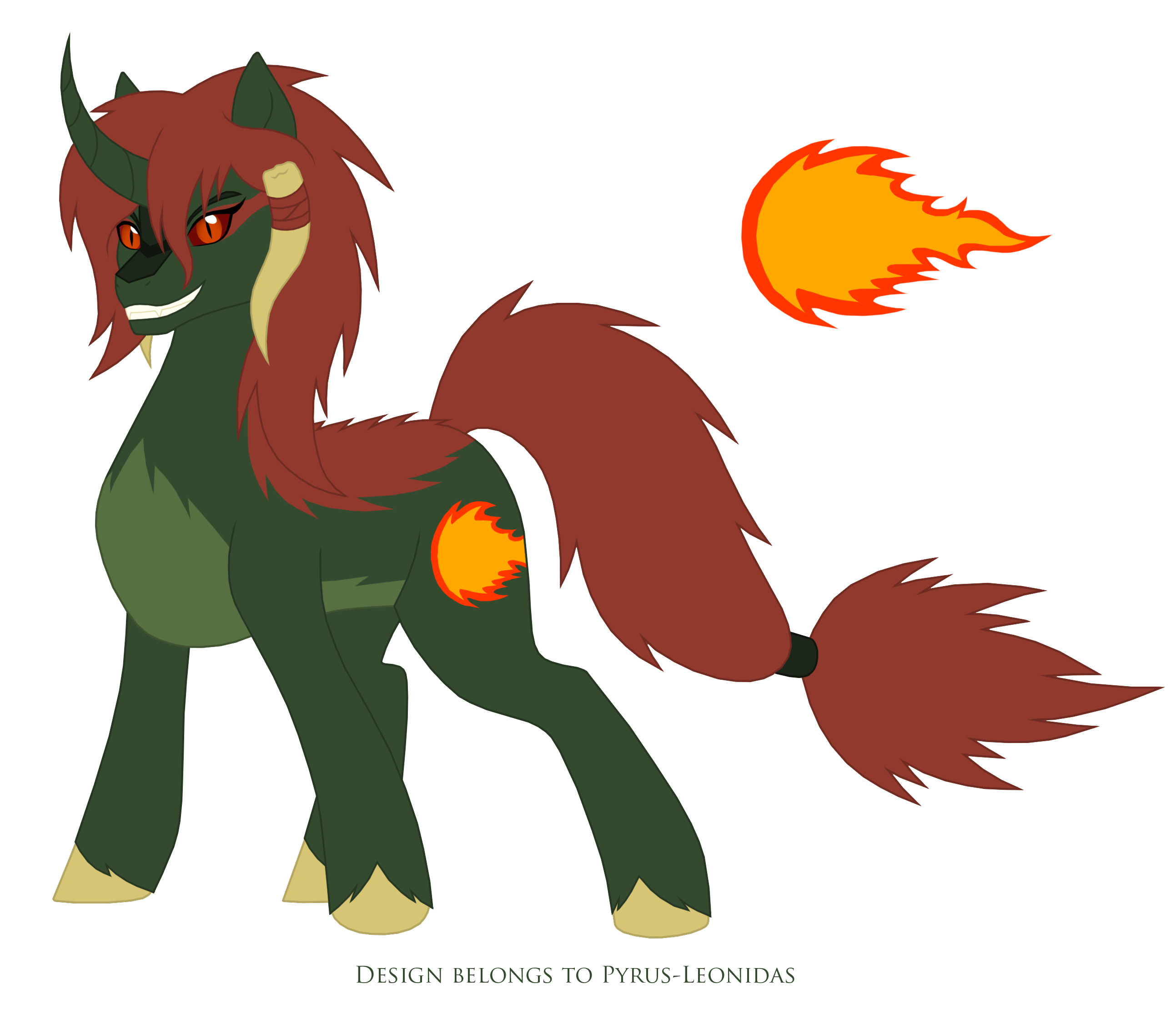 #1795174 - safe, artist:pyrus-leonidas, kirin, pony, fireball, lizzie ...