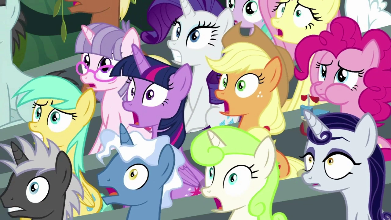 #1808537 - safe, screencap, applejack, aura (g4), cotton cloudy, dark ...