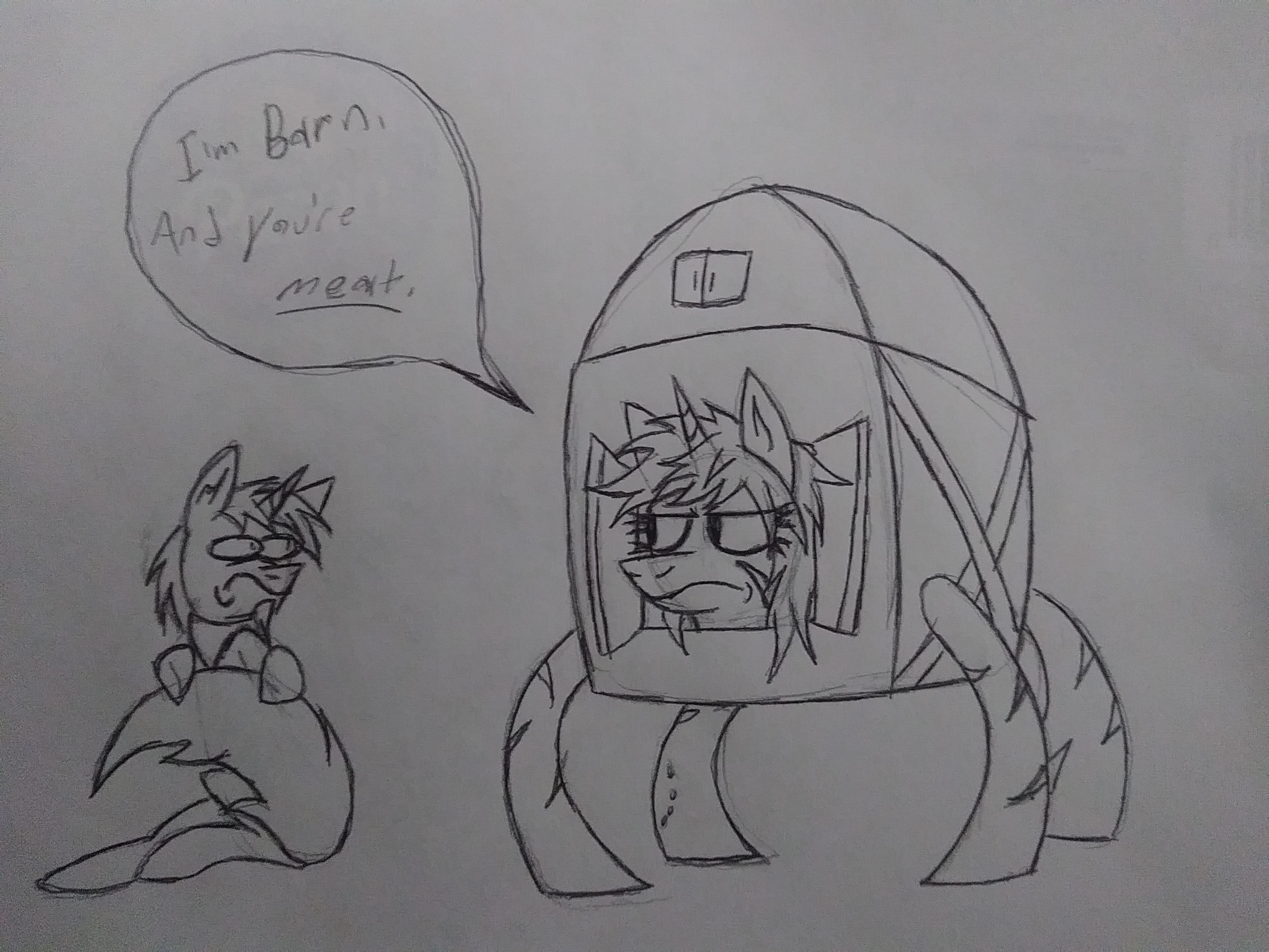 #1815812 - safe, artist:derpanater, oc, oc only, oc:live "derp" bait ...