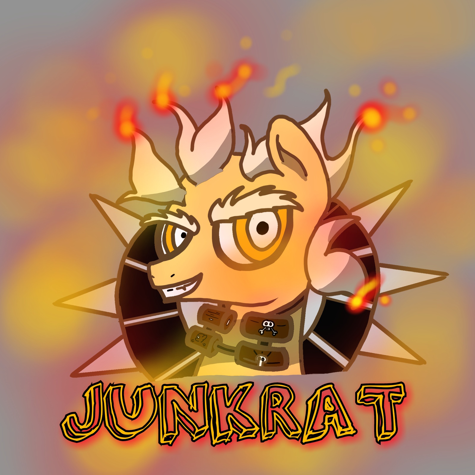 #1798610 - safe, pony, fire, hair loss, junkrat, naughty boy, overwatch ...