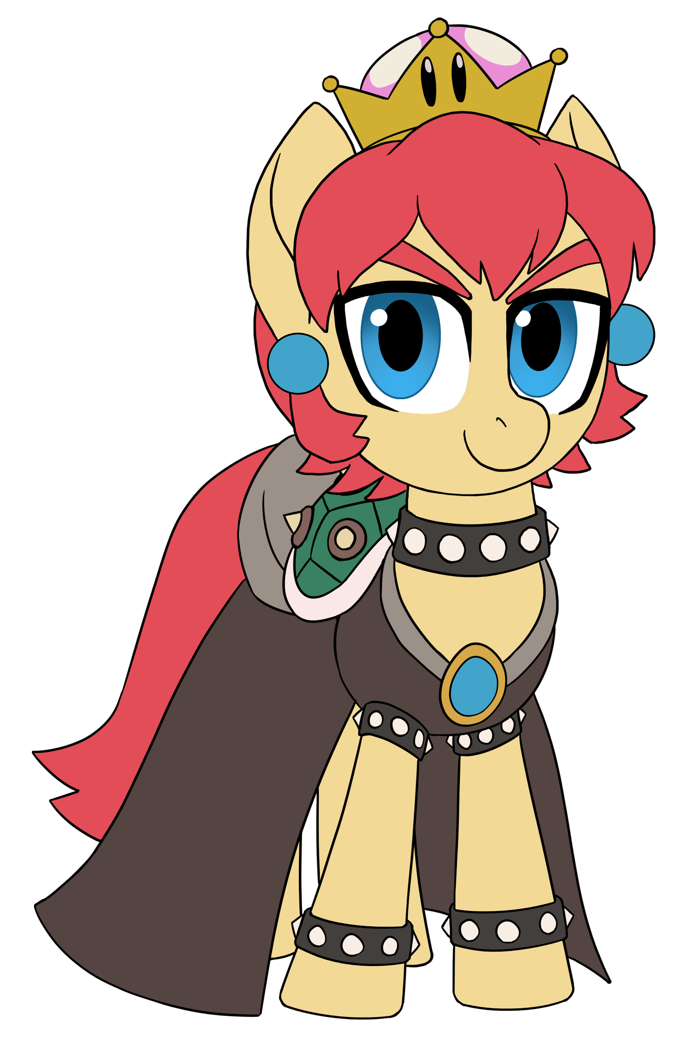 #1840699 - artist:bananimationofficial, bowser, bowsette, ponified ...