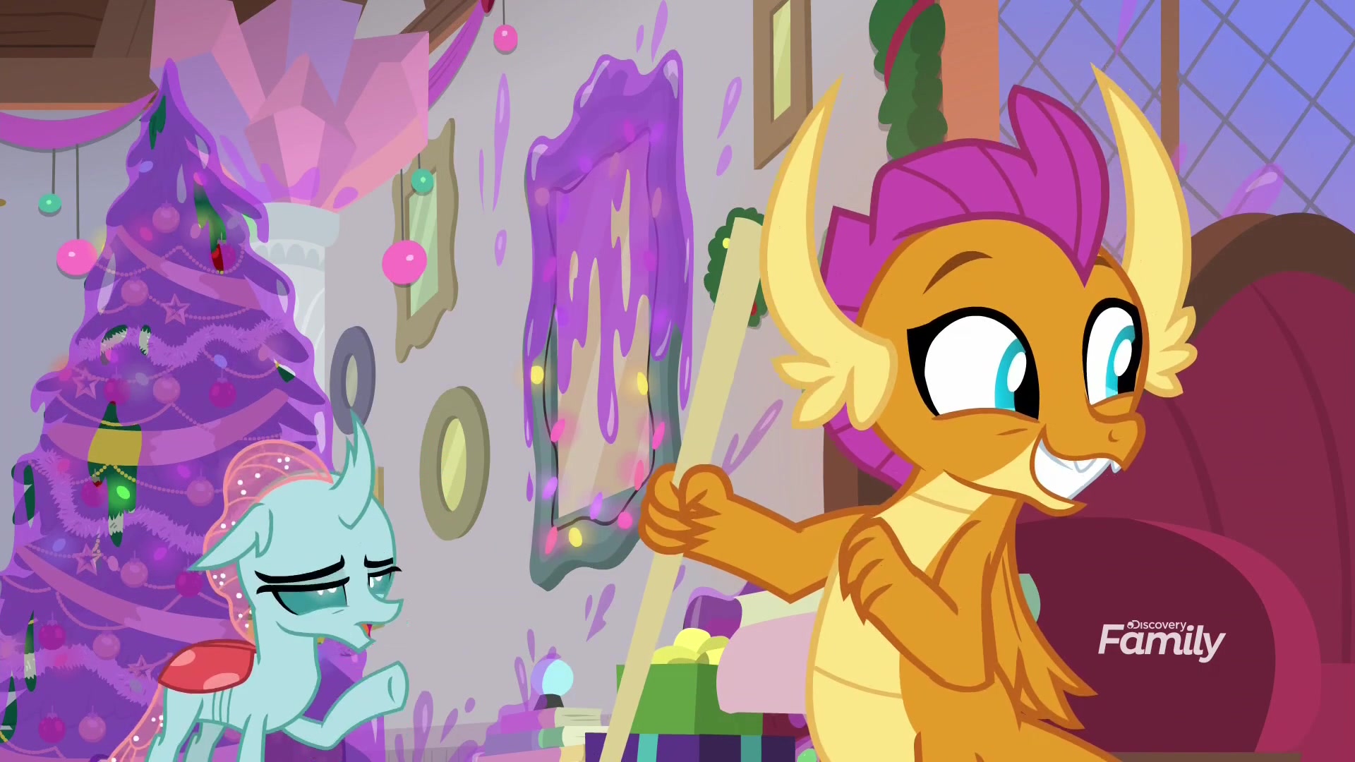 #1826483 - safe, screencap, ocellus, smolder, changedling, changeling ...