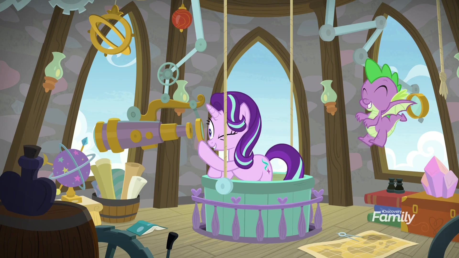 #1936847 - safe, screencap, spike, starlight glimmer, dragon, pony ...