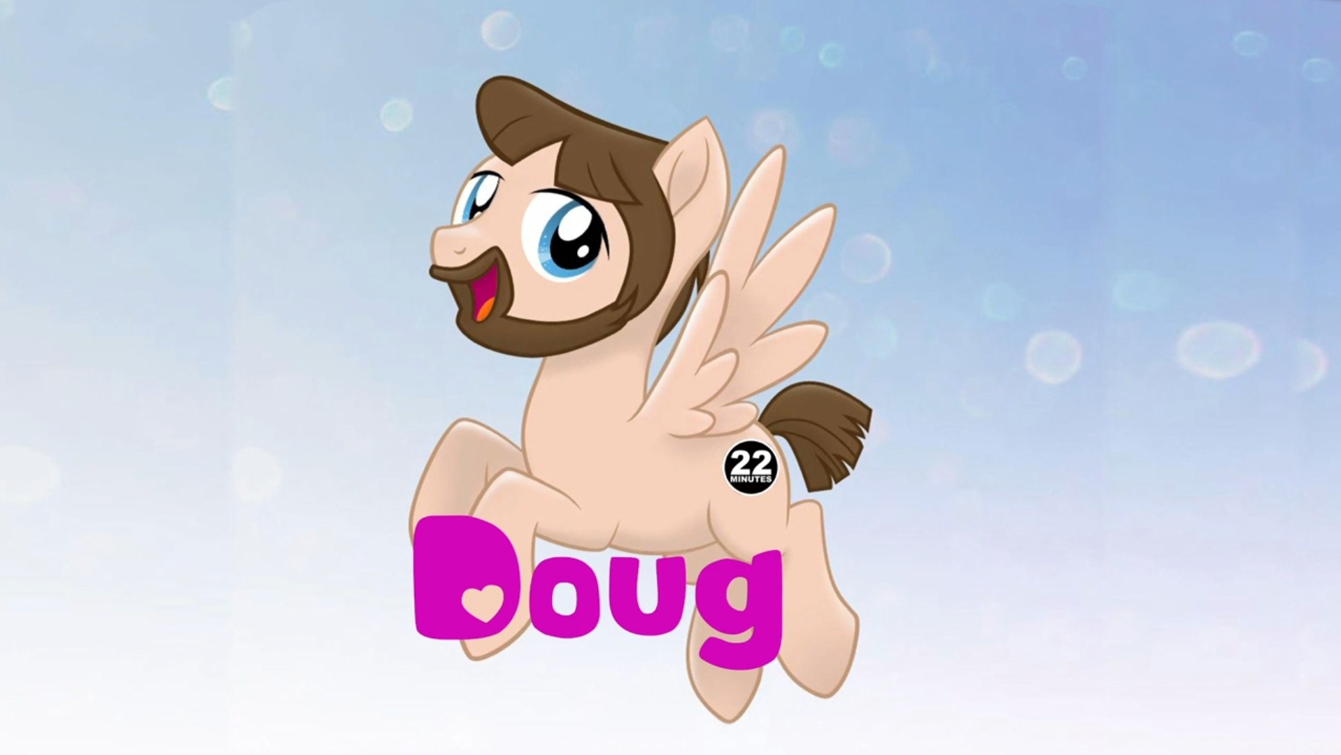 #1939117 - safe, oc, oc only, oc:doug, pegasus, pony, 22 minutes, beard ...