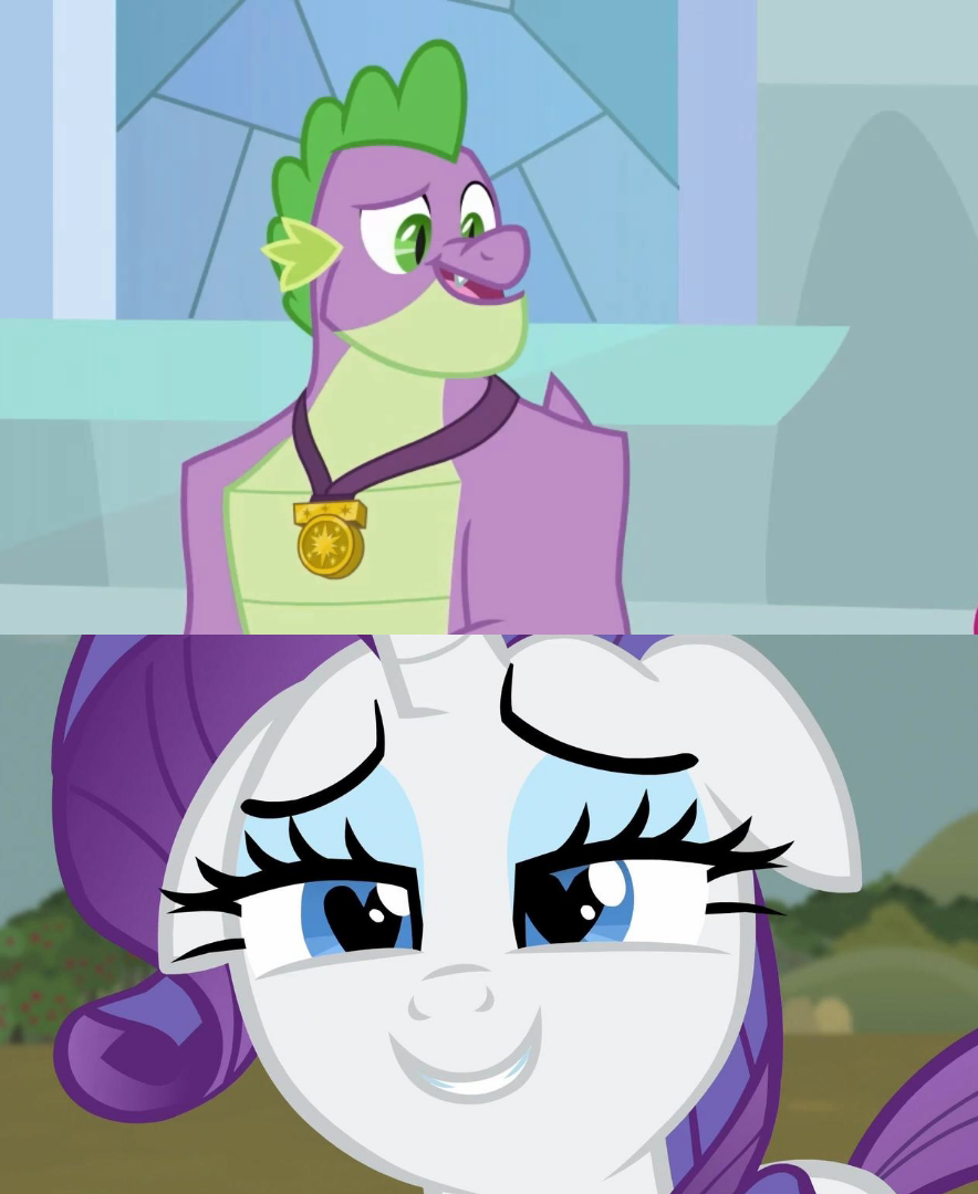 #2167654 - safe, edit, edited screencap, screencap, rarity, spike ...