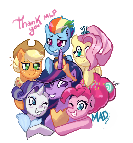 #2168373 - safe, artist:mad-zilla, applejack, fluttershy, pinkie pie ...