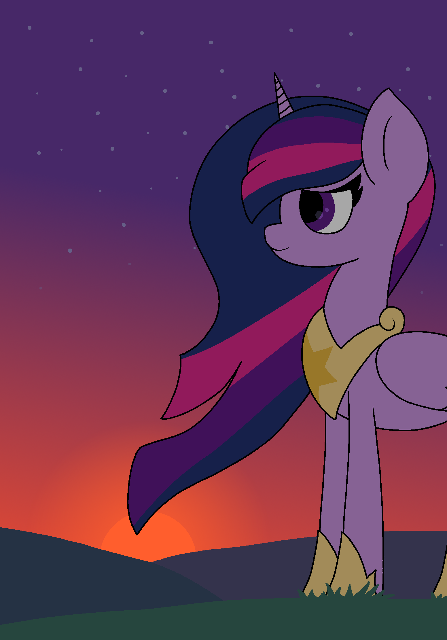 #2172330 - safe, artist:snowcario, twilight sparkle, alicorn, pony, the ...