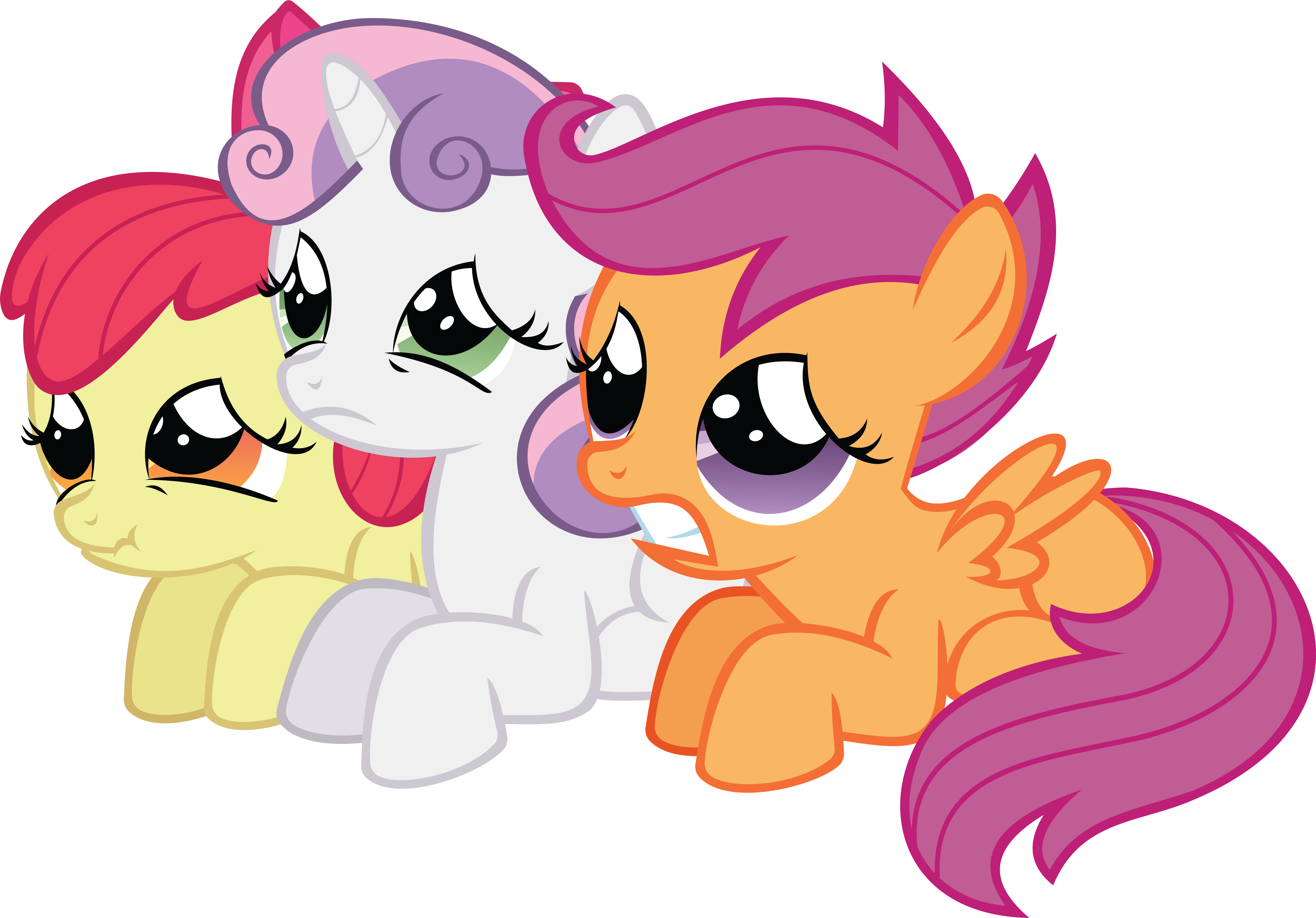 #2200123 - absurd resolution, apple bloom, artist:wissle, cowering ...