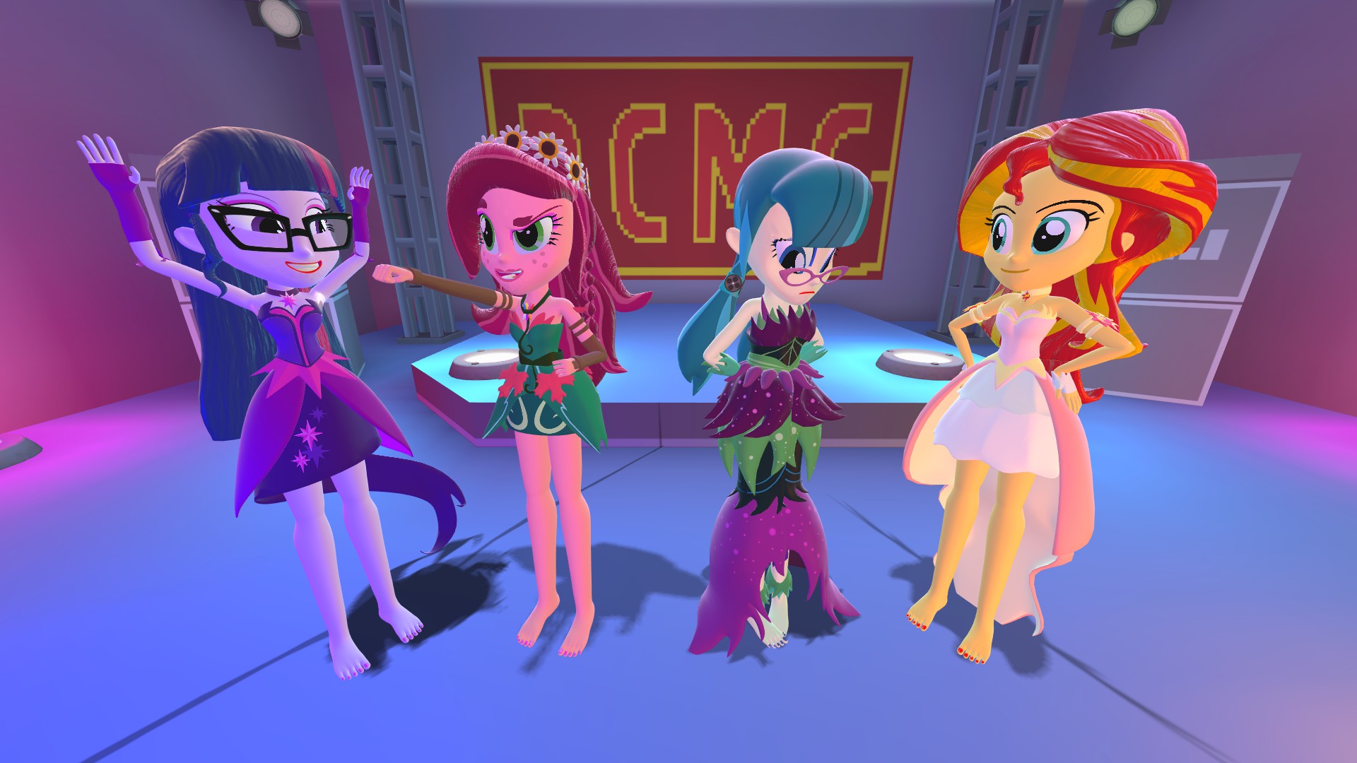 #2185748 - safe, artist:roseomary, gaea everfree, gloriosa daisy ...