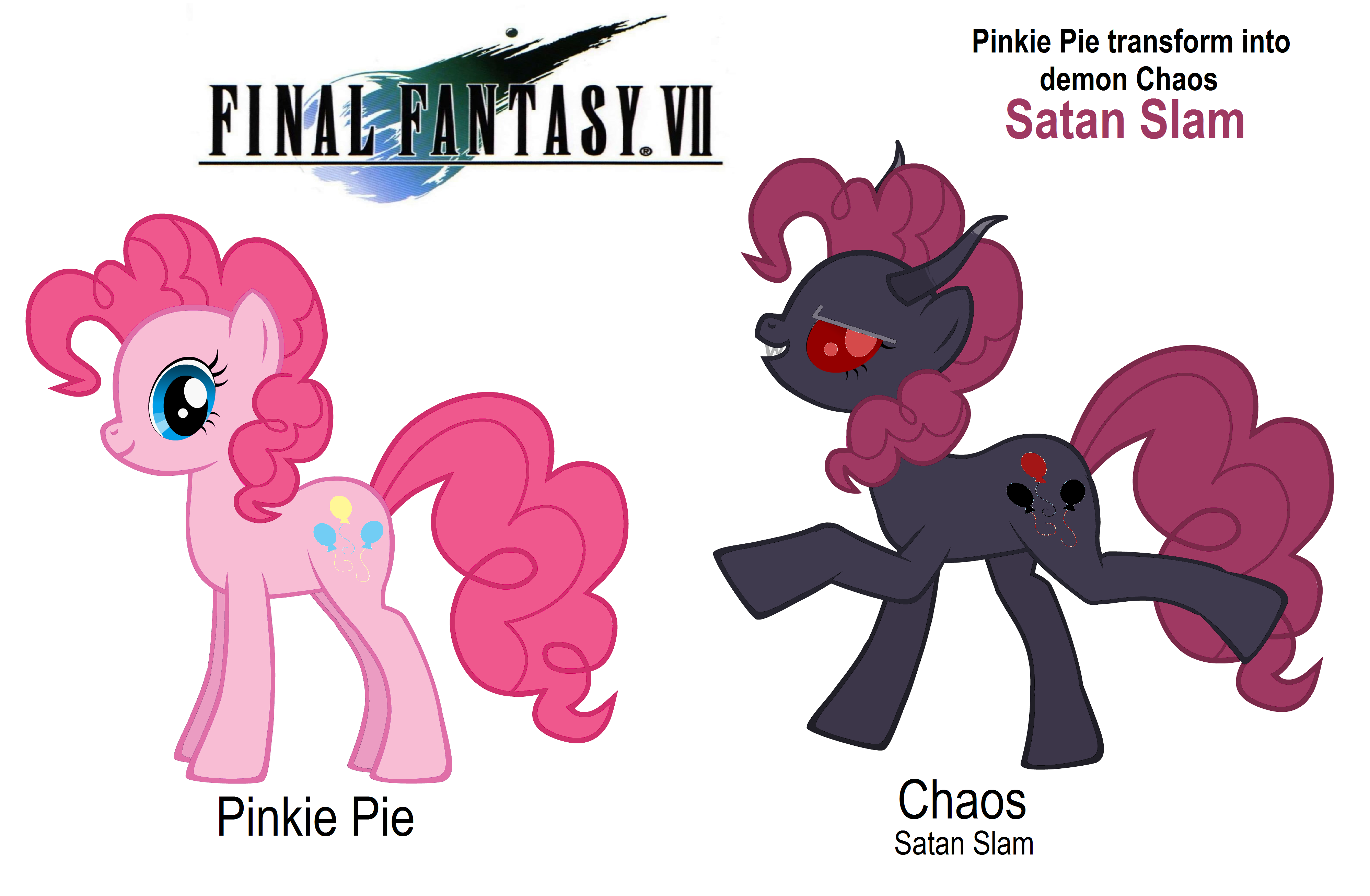 #2210708 - safe, pinkie pie, demon, pony, pony creator, g4, chaos ...