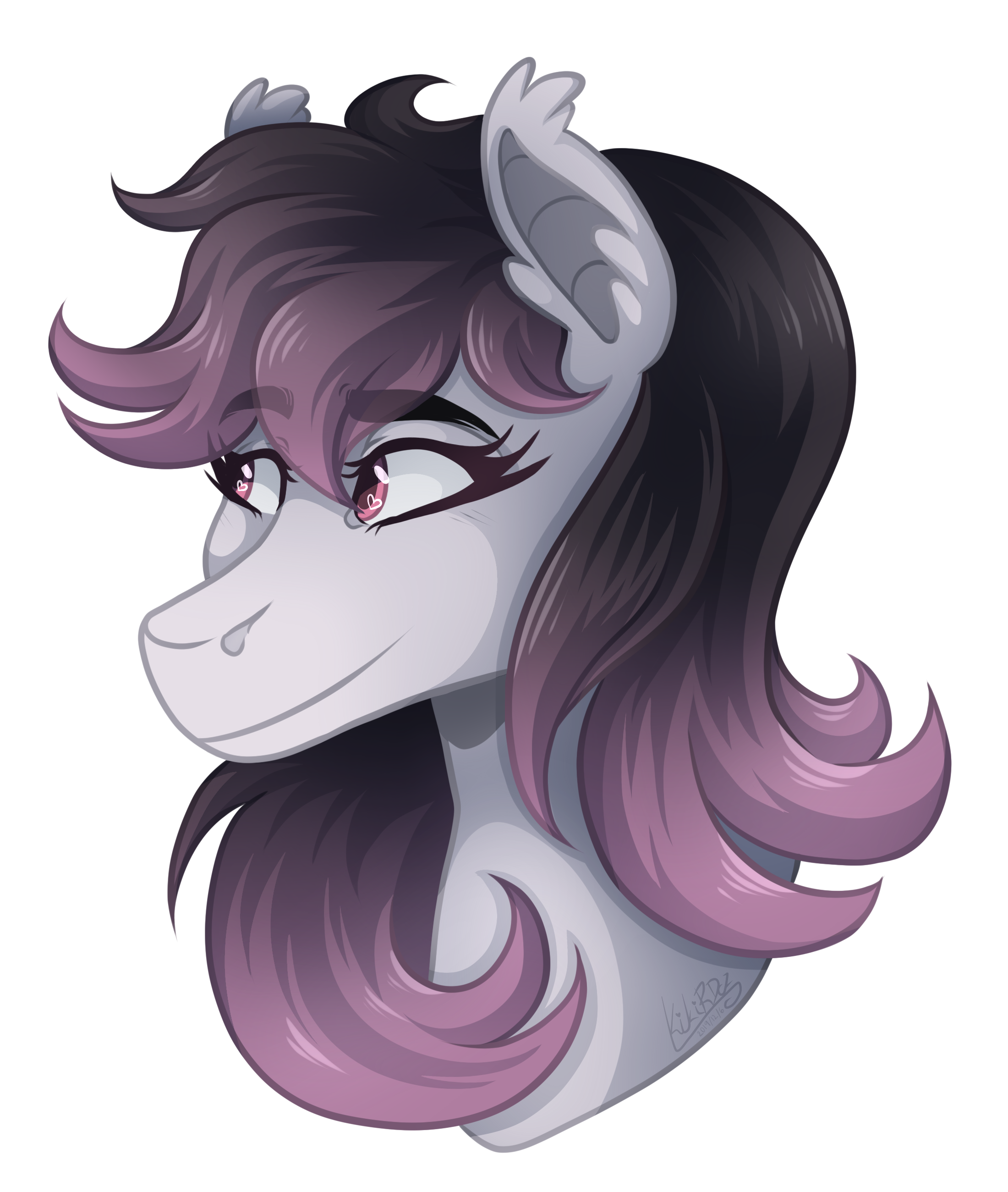 #2214059 - safe, artist:kikirdcz, oc, oc only, pony, bust, female, mare ...