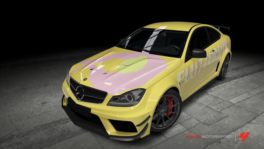 #2215552 - safe, fluttershy, pony, car, female, forza motorsport 4 ...