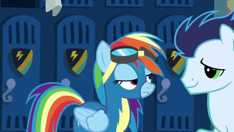 #1967449 - safe, screencap, rainbow dash, soarin', pony, g4, grannies ...