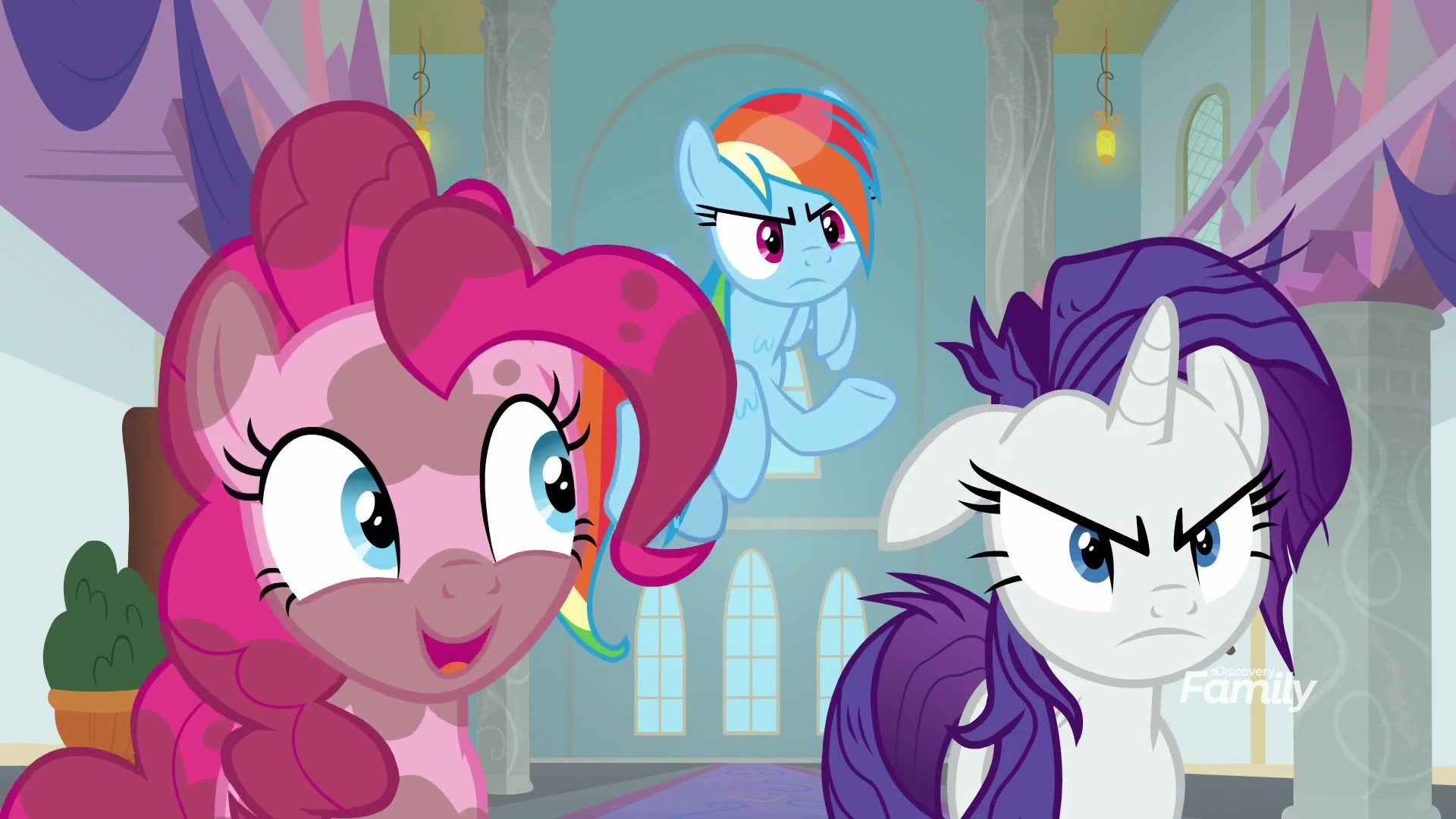 #1952533 - safe, screencap, pinkie pie, rainbow dash, rarity, pony, a ...