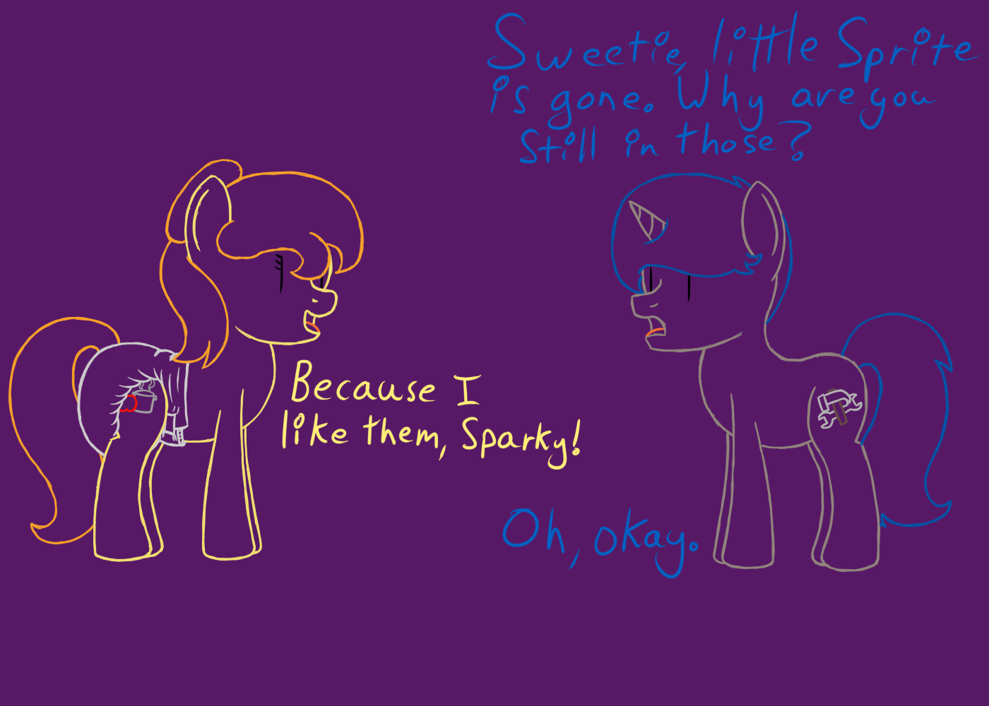 #1990268 - questionable, artist:spritepony, oc, oc only, oc:steelspark ...