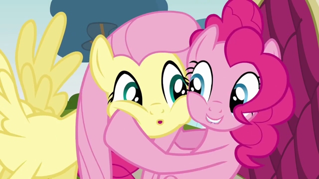 #1975091 - safe, screencap, fluttershy, pinkie pie, pony, g4, my little ...