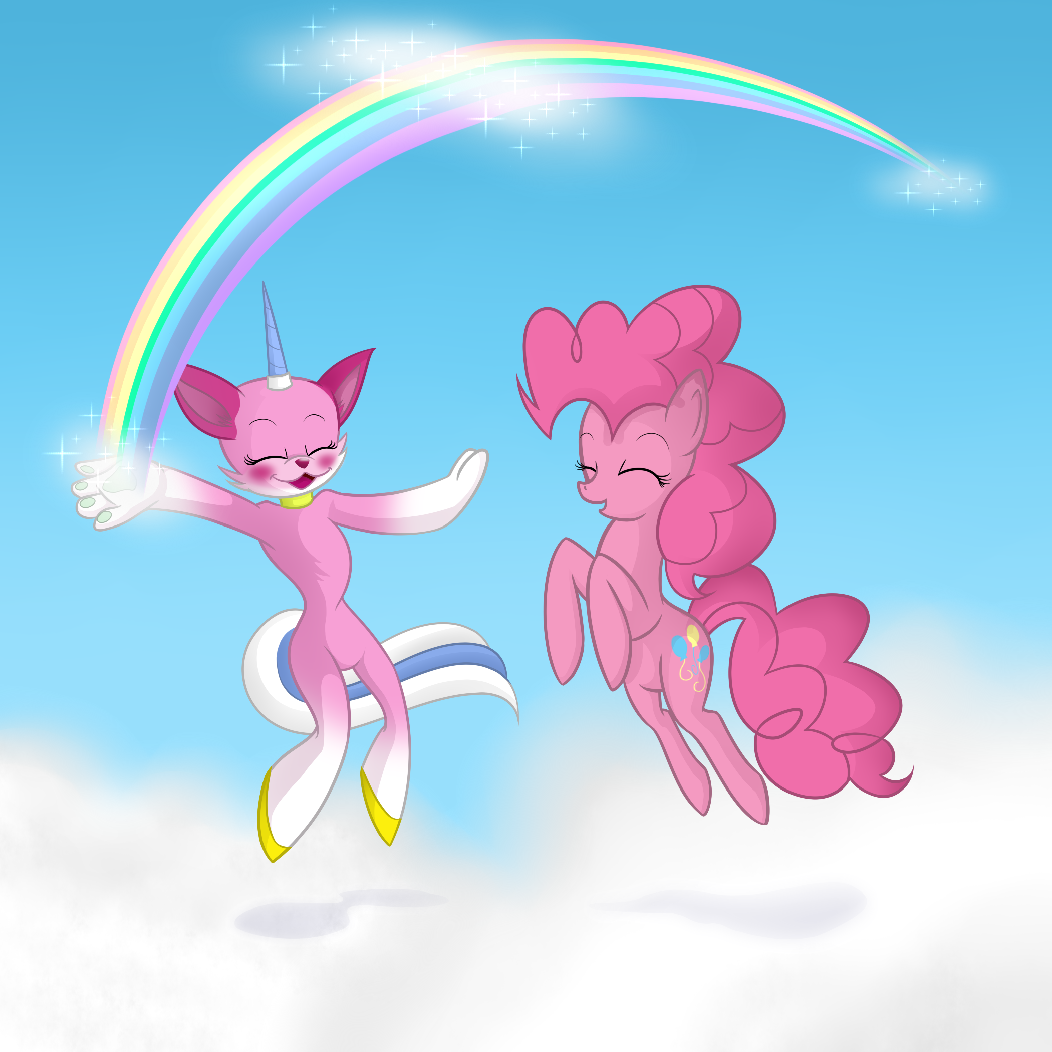 Unikitty And Pinkie Pie