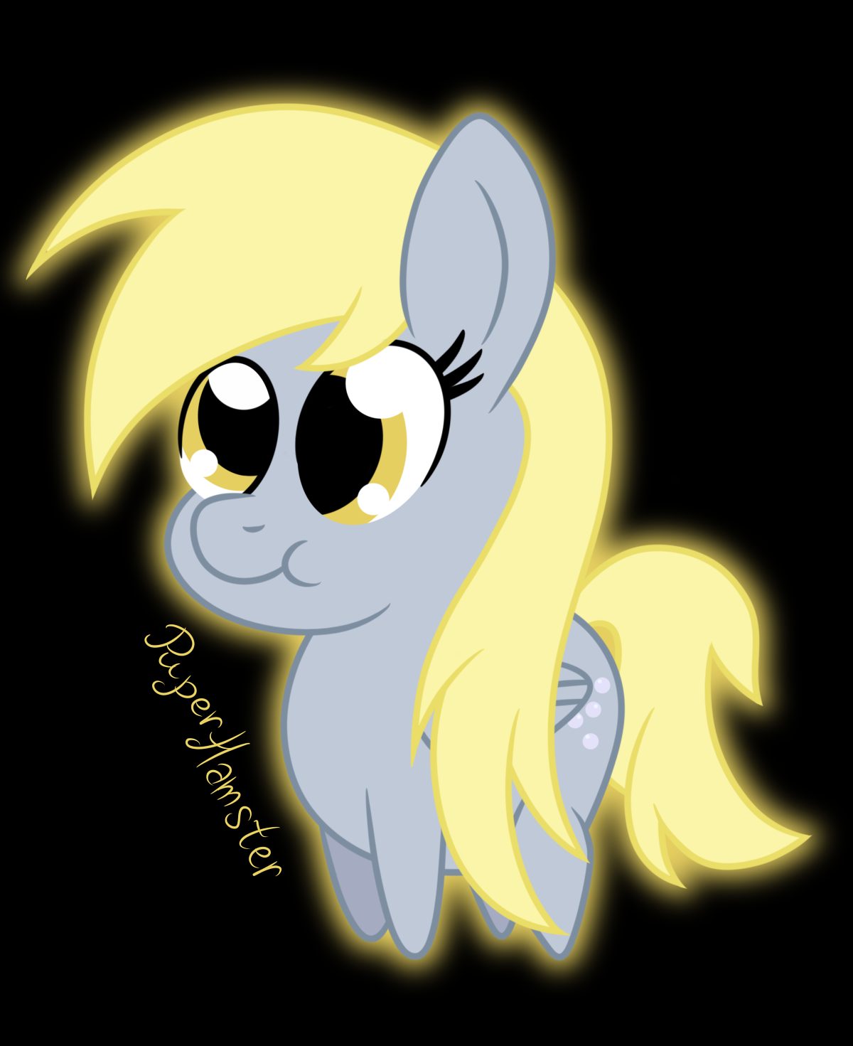#2028474 - safe, artist:puperhamster, derpy hooves, pegasus, pony ...