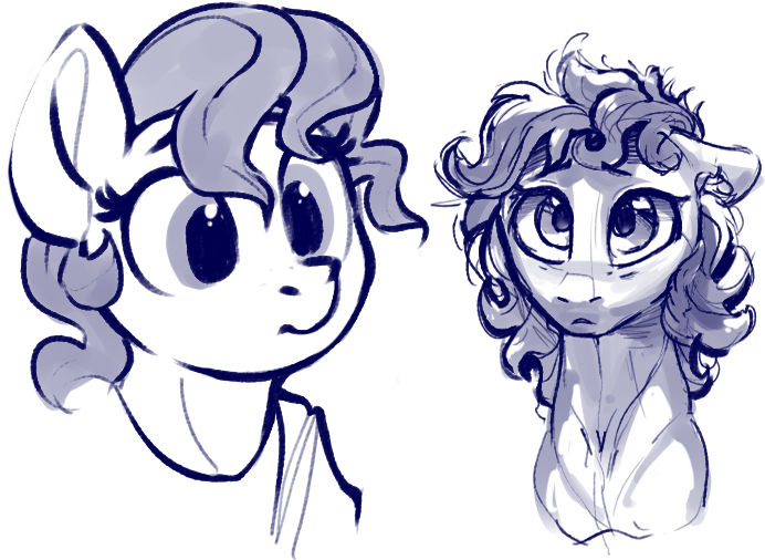 #2040955 - safe, artist:dimfann, pony, bust, clothes, monochrome ...