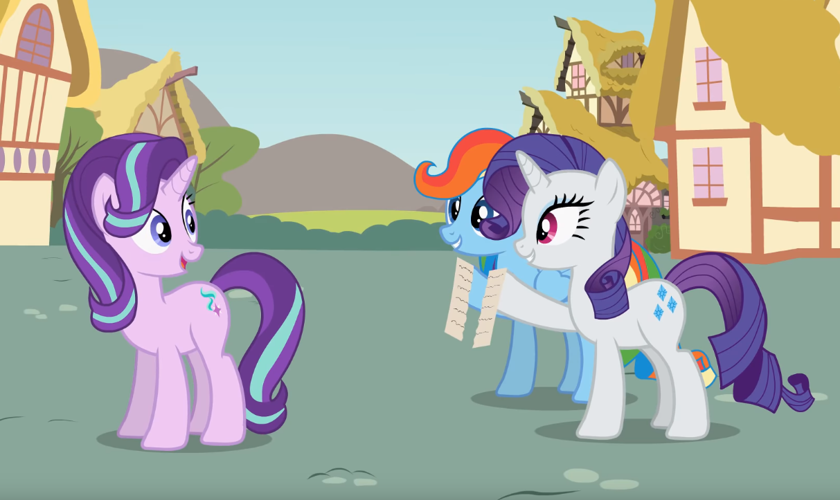 #2033551 - safe, rainbow dash, rarity, starlight glimmer, pegasus, pony ...