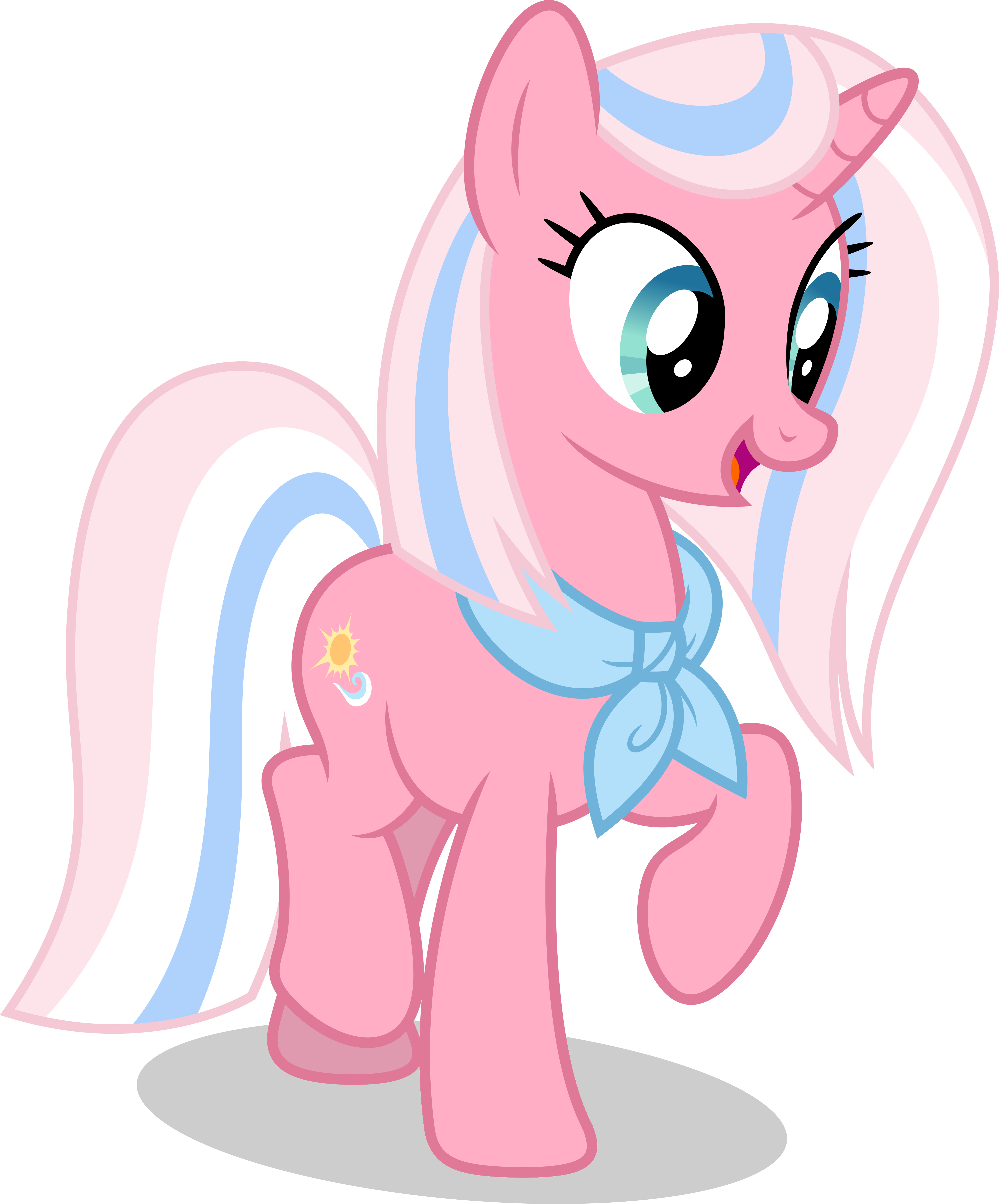 #2034711 - safe, artist:luckreza8, clear sky, pony, unicorn, common ...