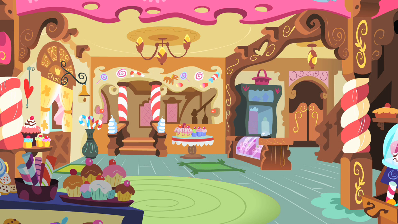 #2055404 - safe, screencap, pony, location, ponyville, sugarcube corner ...