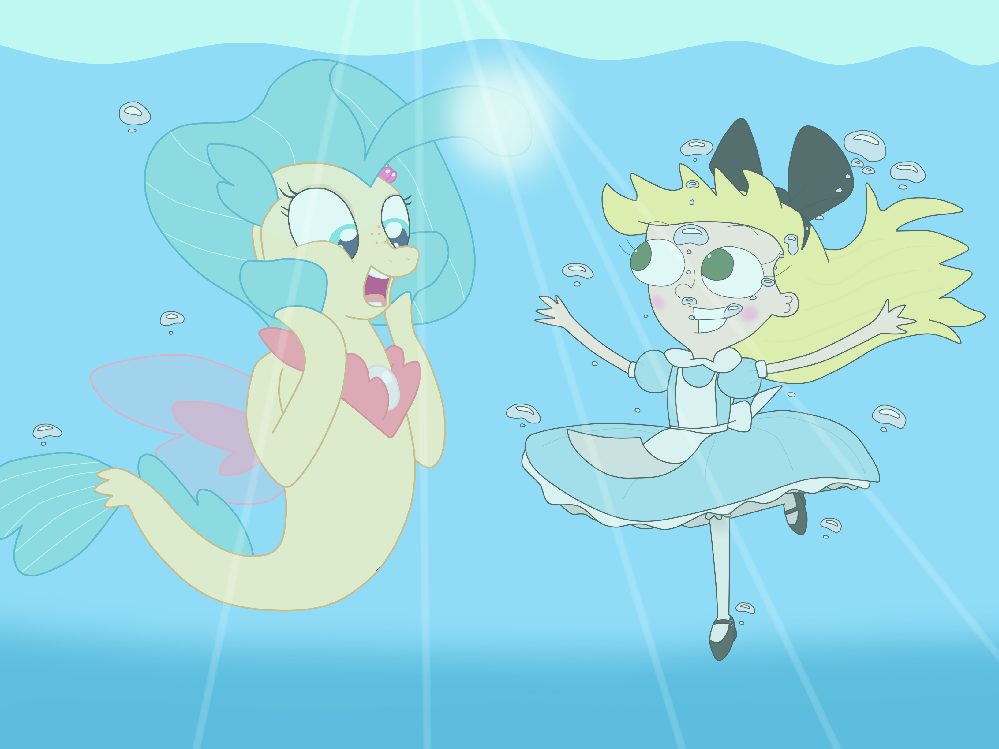 #2070222 - safe, princess skystar, seapony (g4), g4, my little pony ...