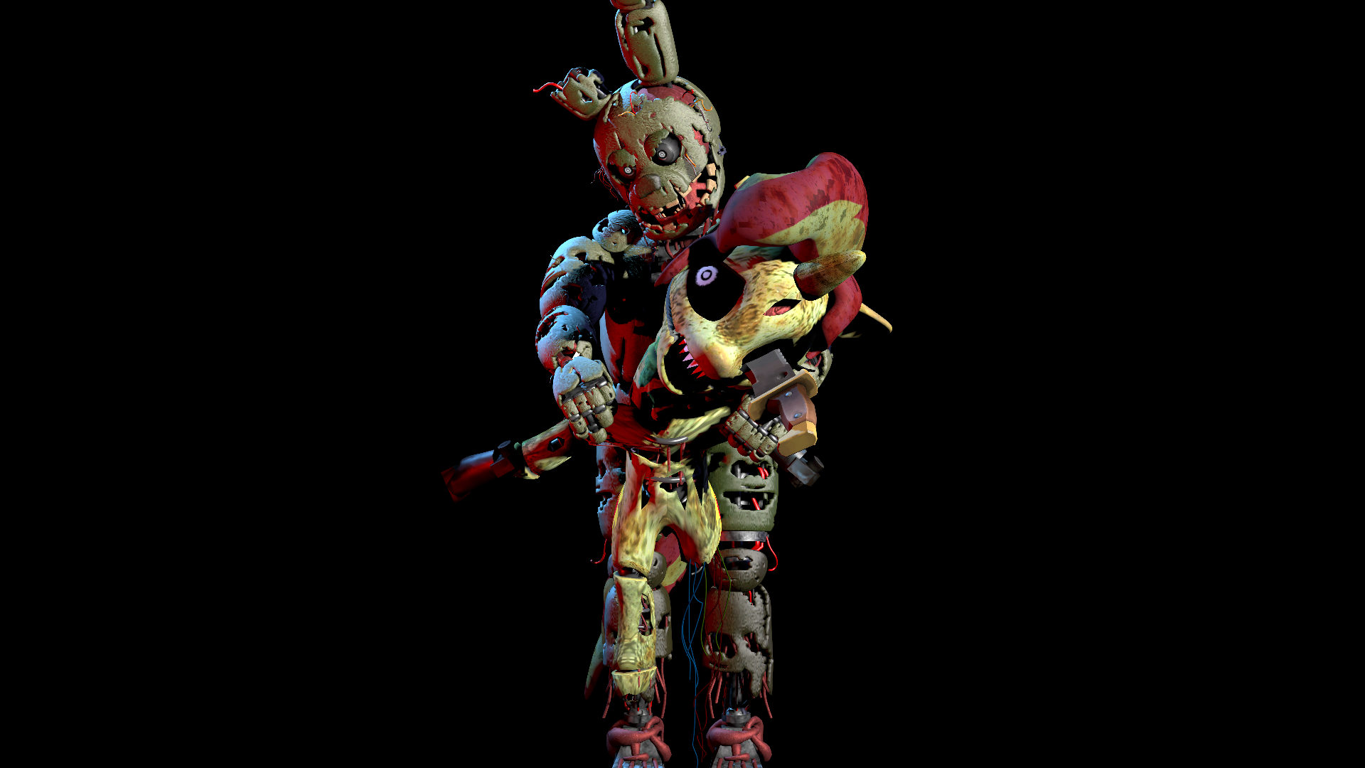 #2075622 - grimdark, artist:westrail642fan, sunset shimmer, pony, 3d ...