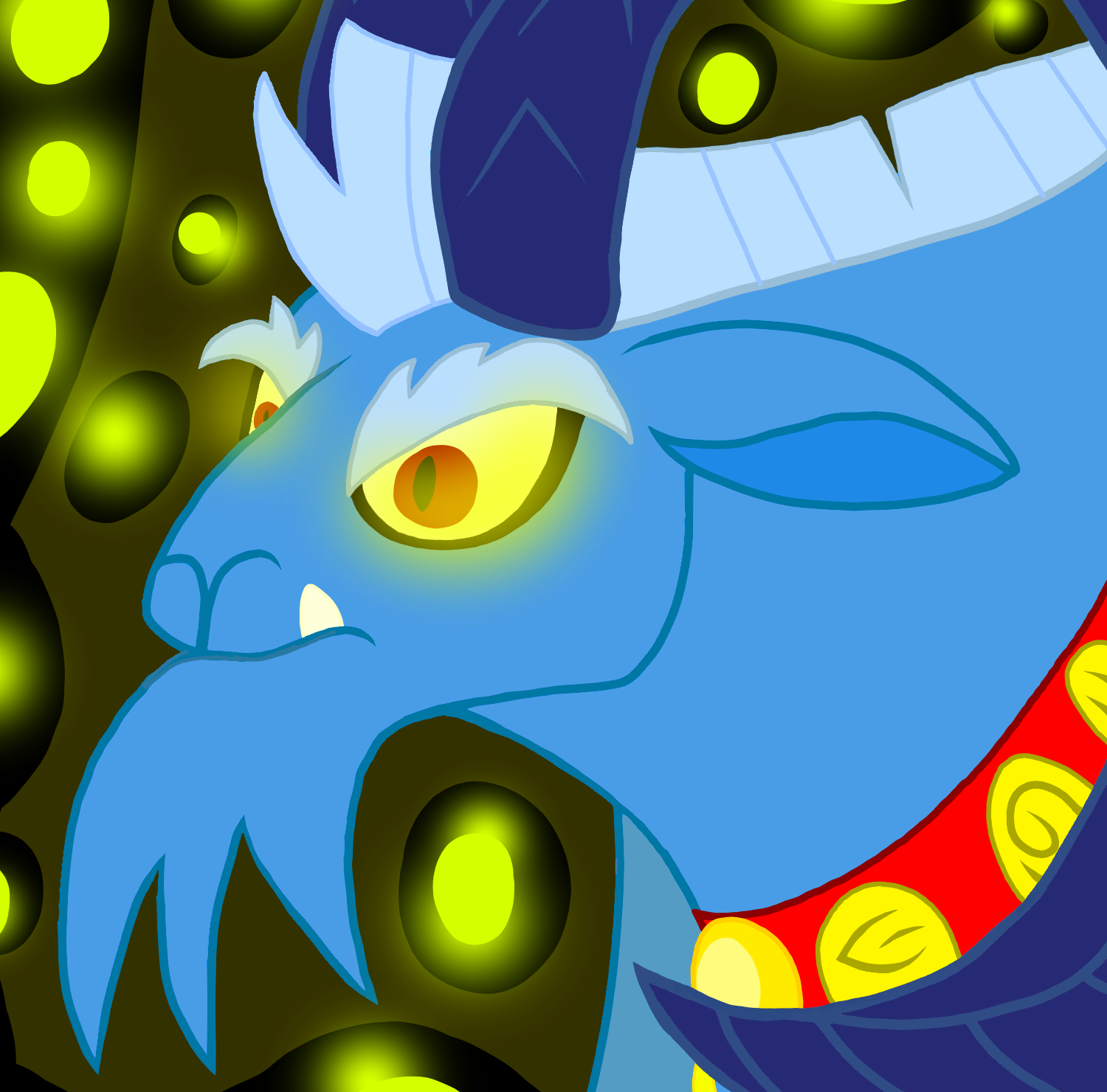 #2079495 - safe, artist:katya, grogar, magic - Derpibooru