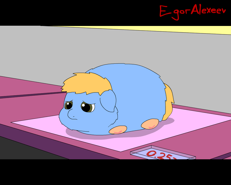 #2091560 - grimdark, grotesque, artist:egoralexeev, fluffy pony, pony ...