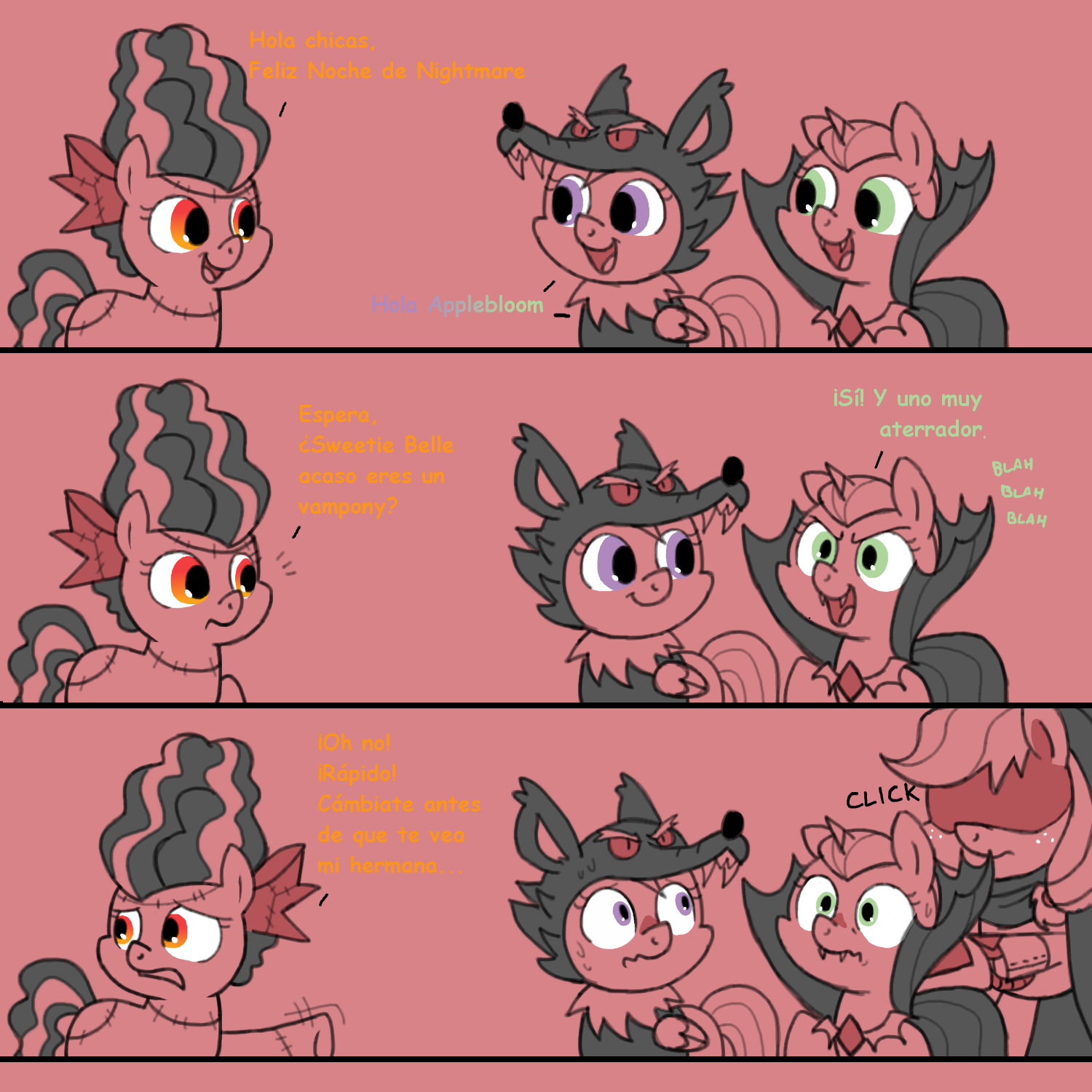 #2093251 - semi-grimdark, artist:yokokinawa, apple bloom, applejack ...