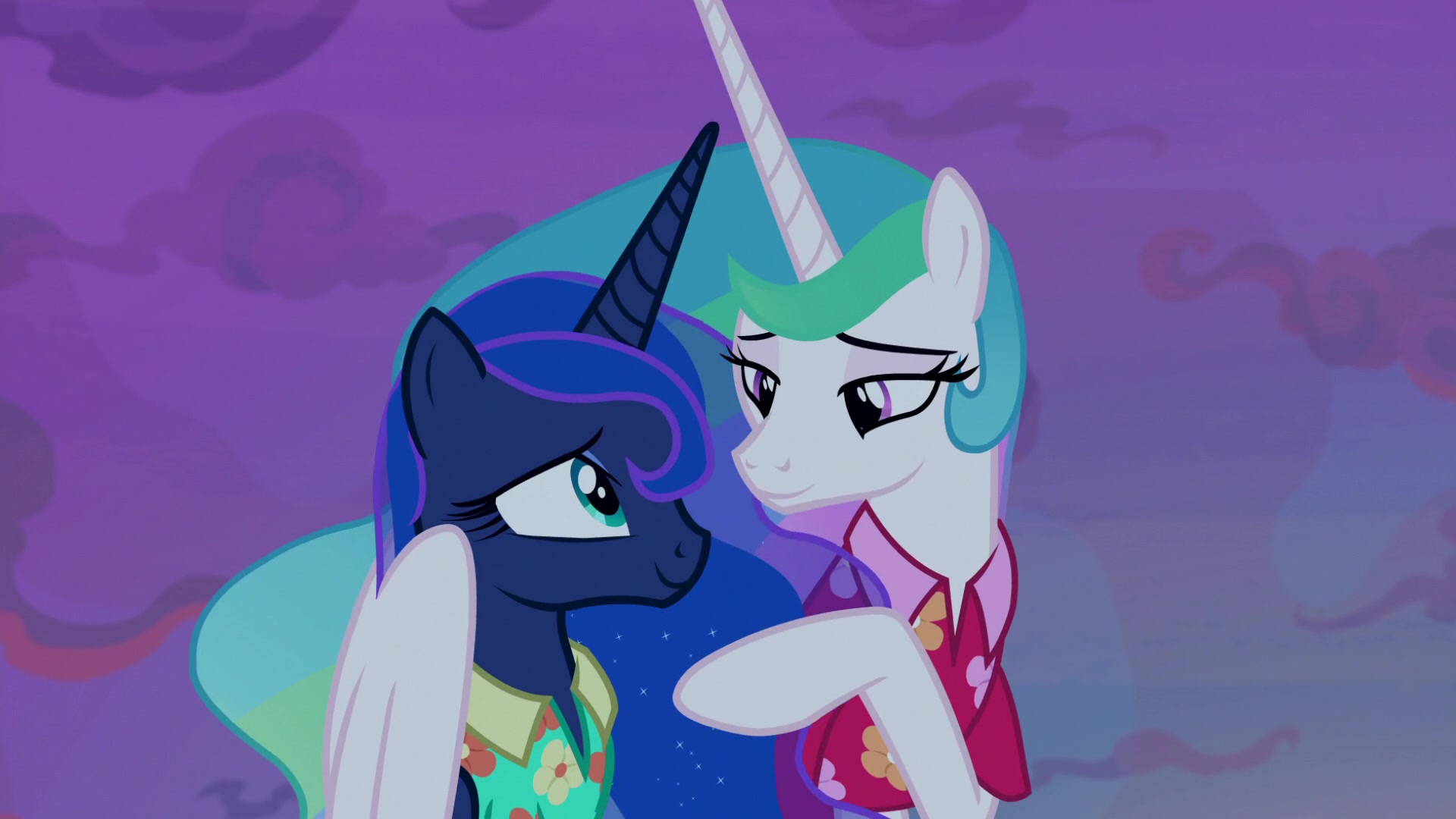 #2095735 - safe, screencap, princess celestia, princess luna, alicorn ...