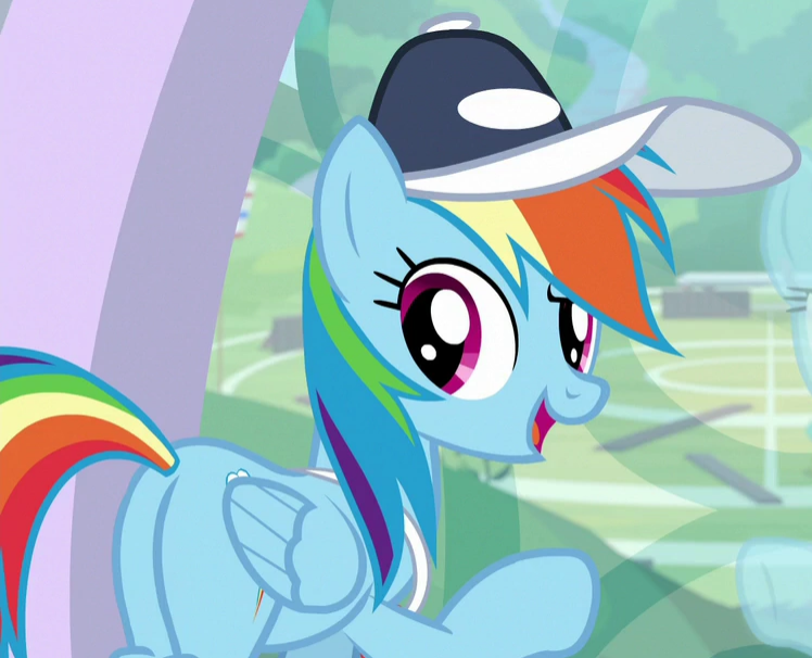 #2115790 - safe, screencap, rainbow dash, pegasus, pony, 2 4 6 greaaat ...