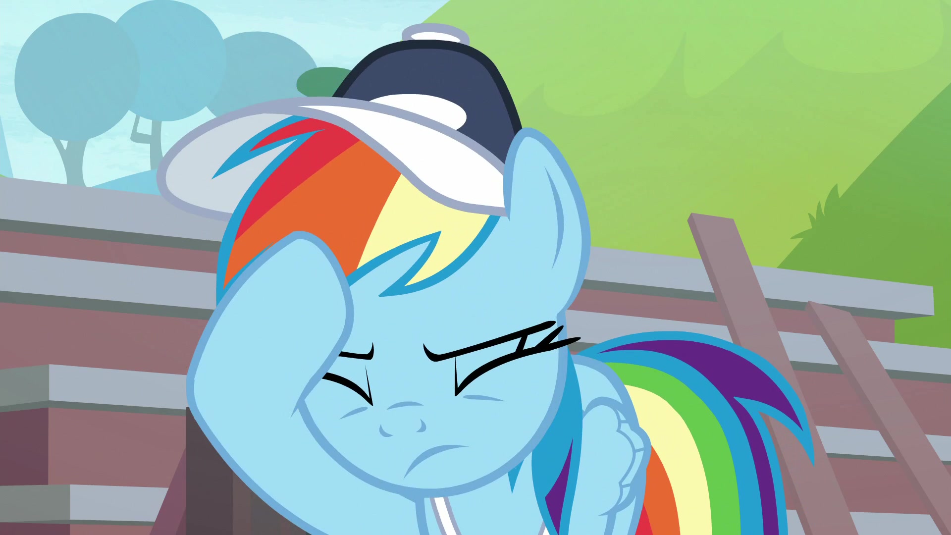 #2125336 - safe, screencap, rainbow dash, pony, 2 4 6 greaaat, cap ...