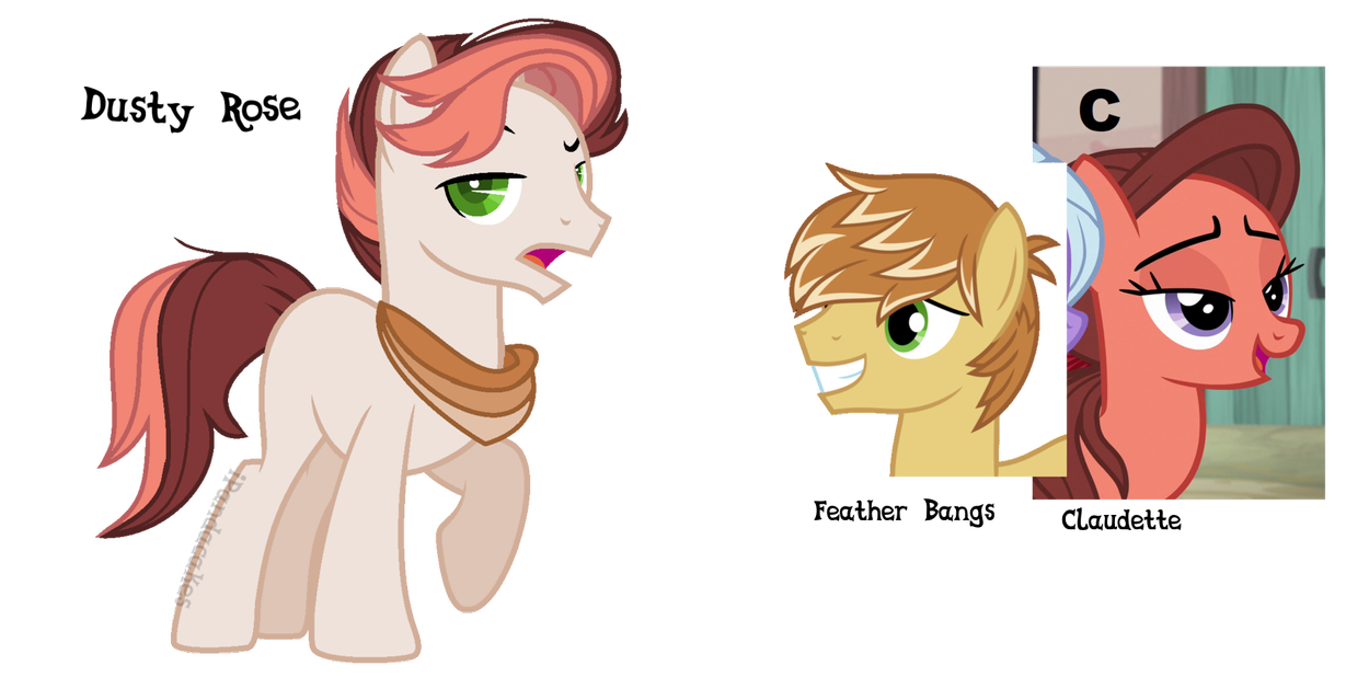 #2108222 - safe, artist:ipandacakes, feather bangs, swoon song, oc, oc ...