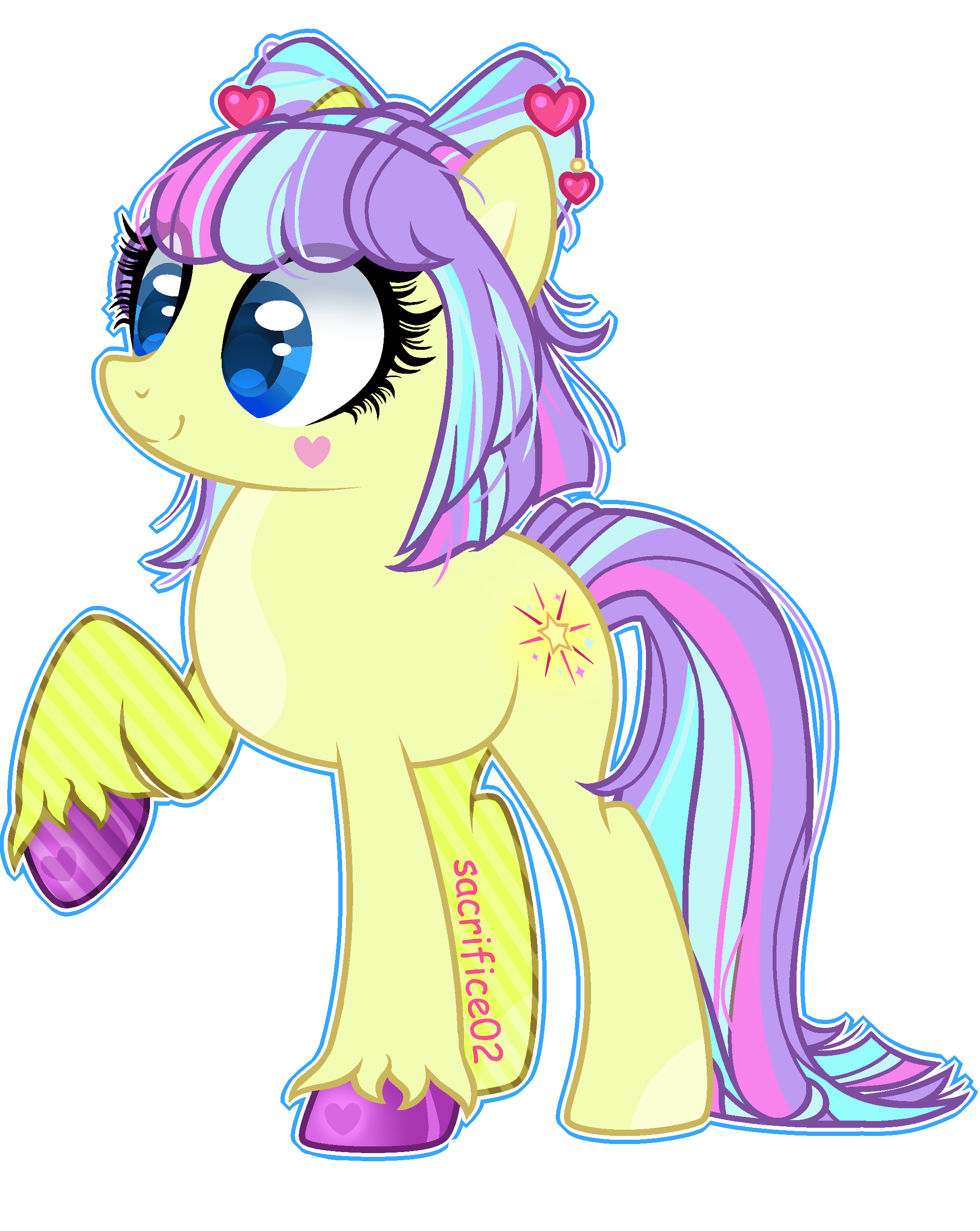 #2154108 - safe, artist:sacrifice02, supernova zap, earth pony, pony ...