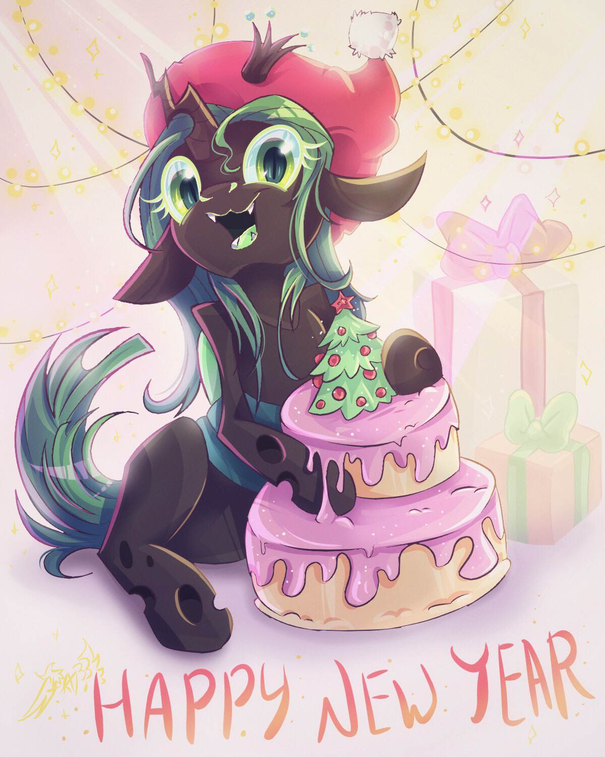 #2235872 - safe, artist:alexbluebird, queen chrysalis, changeling ...