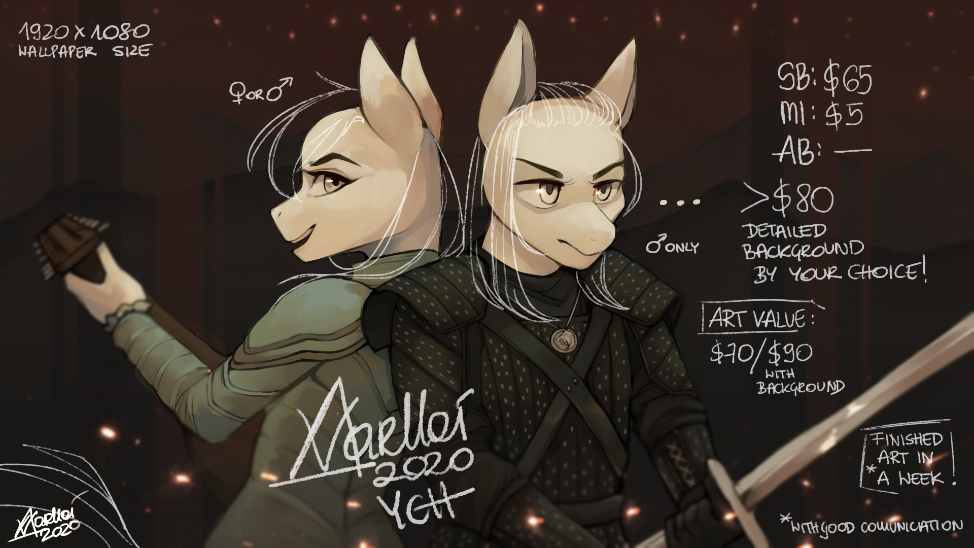 #2248101 - safe, artist:varllai, anthro, armor, commission, lute ...