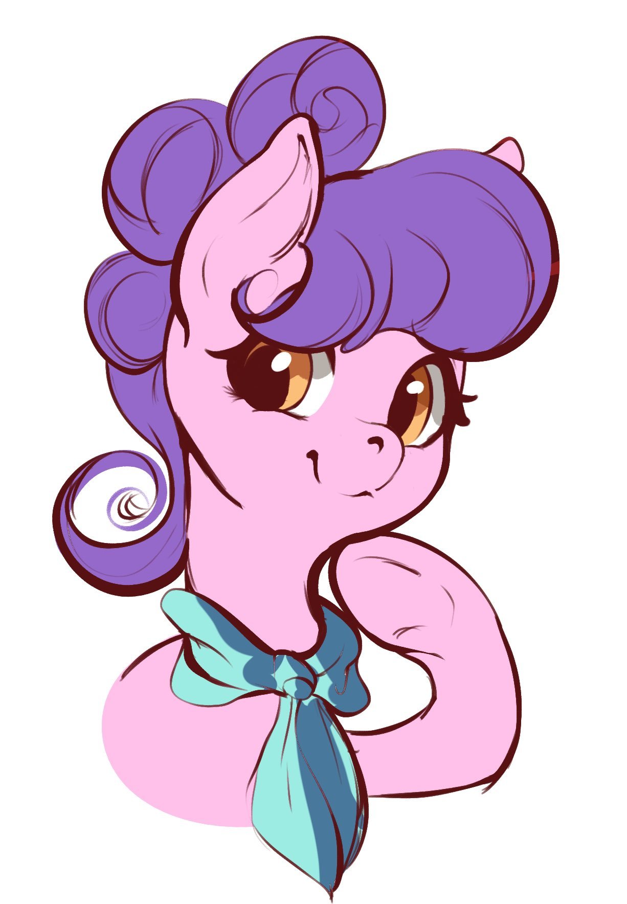 #2238125 - safe, artist:tohupo, suri polomare, earth pony, pony, bust ...