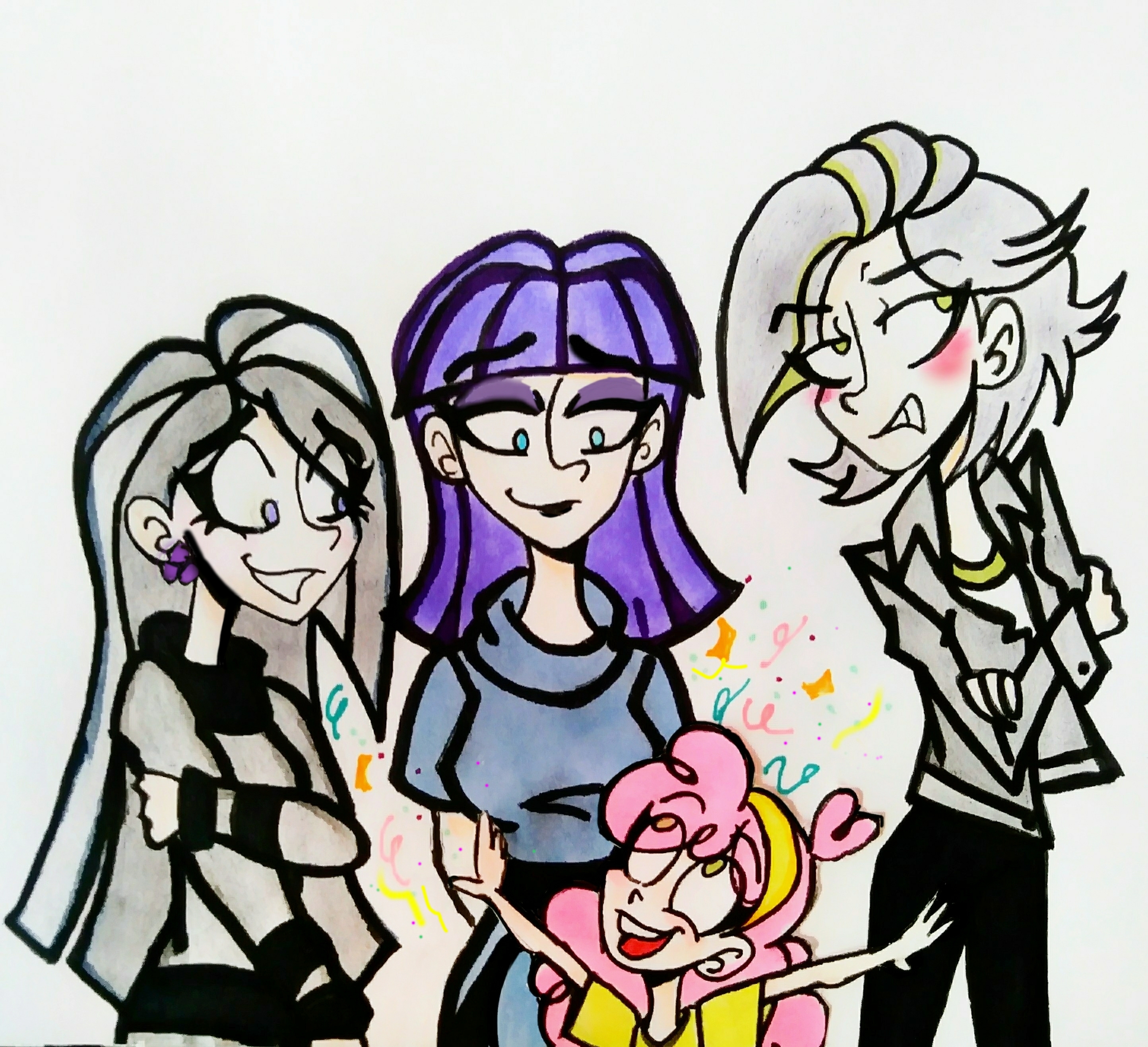 #2239547 - safe, artist:citi, li'l cheese, limestone pie, marble pie ...