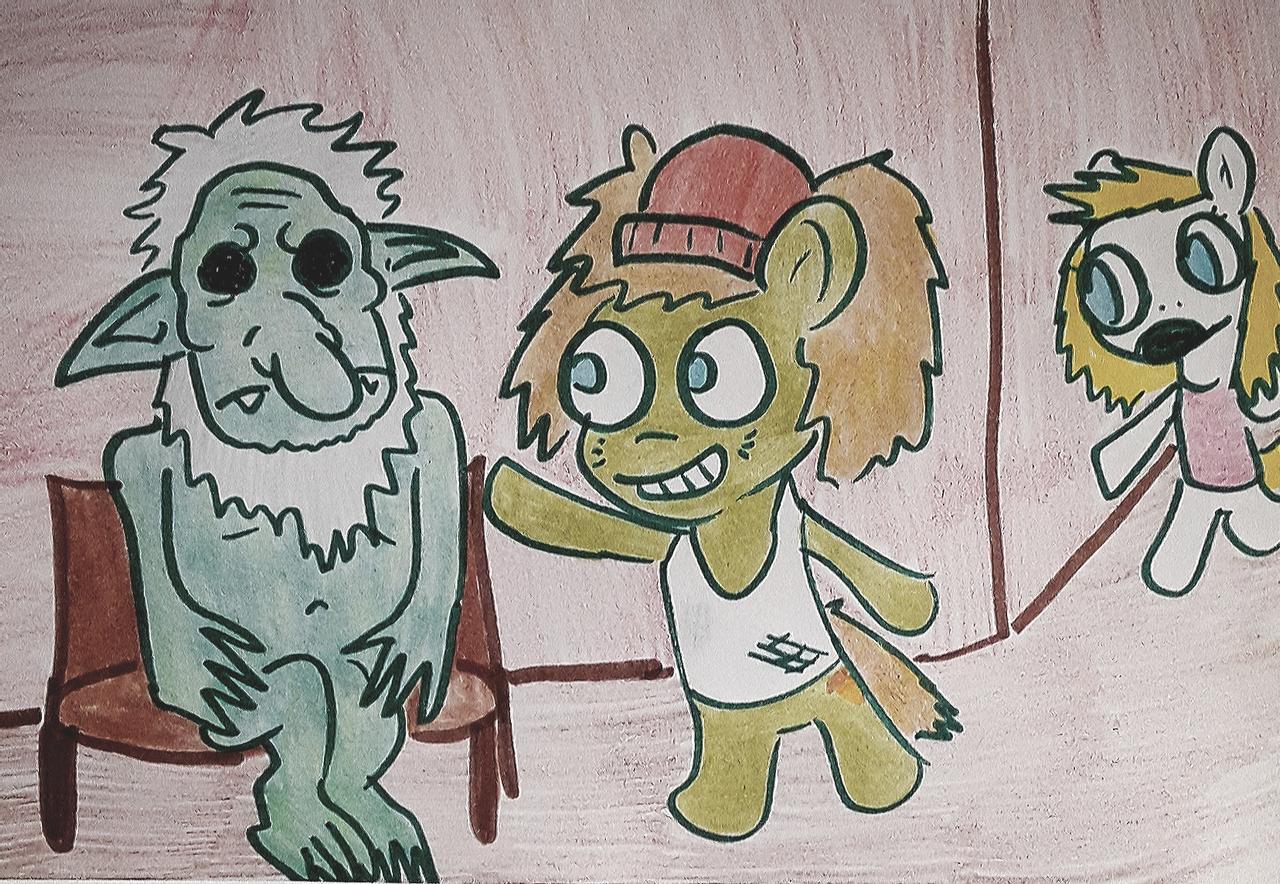 #2463372 - safe, artist:dex stewart, dishwater slog, oc, oc:fargate ...