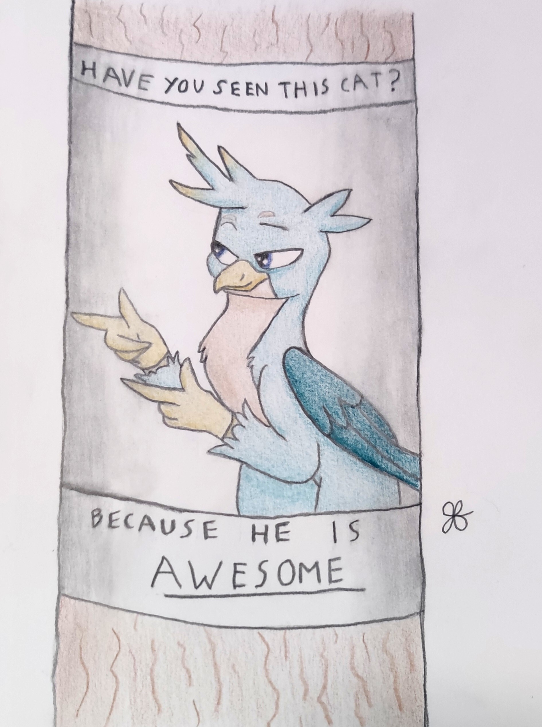 #2473196 - safe, artist:goldenflow, gallus, griffon, catbird, colored ...